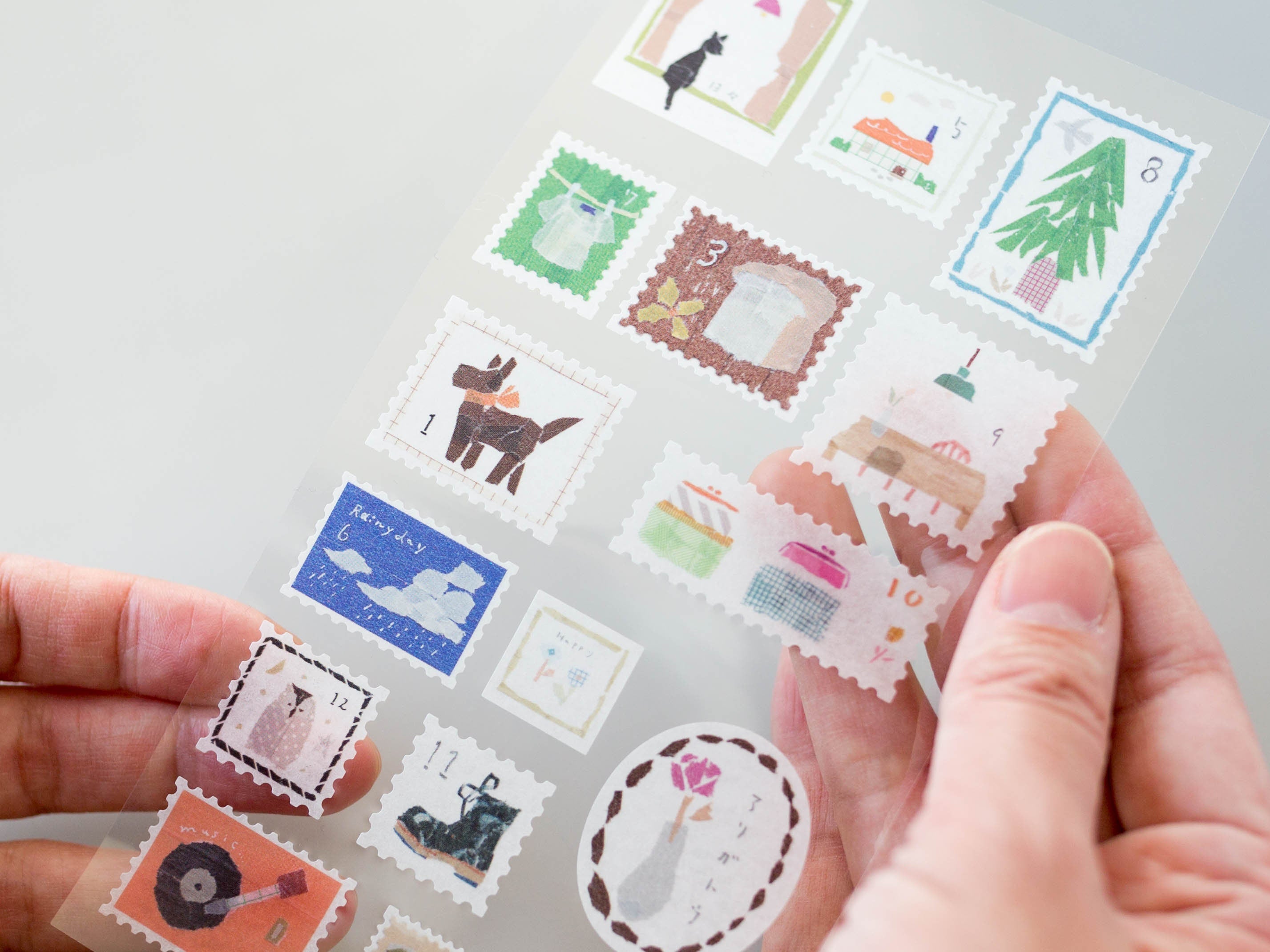 Washi sticker -postage stamp- – Fantastic Japan