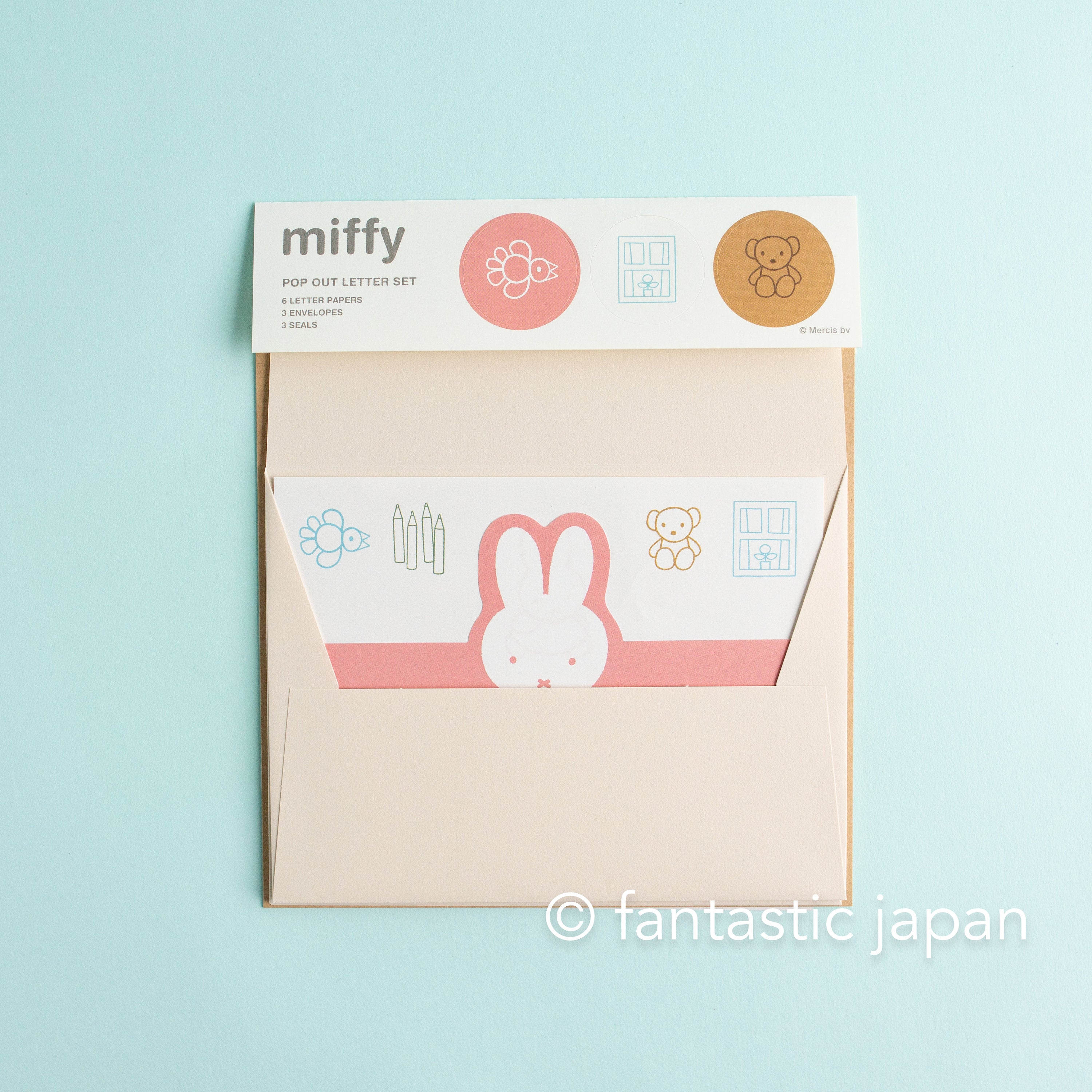 Miffy pop-out Letter set -miffy- – Fantastic Japan