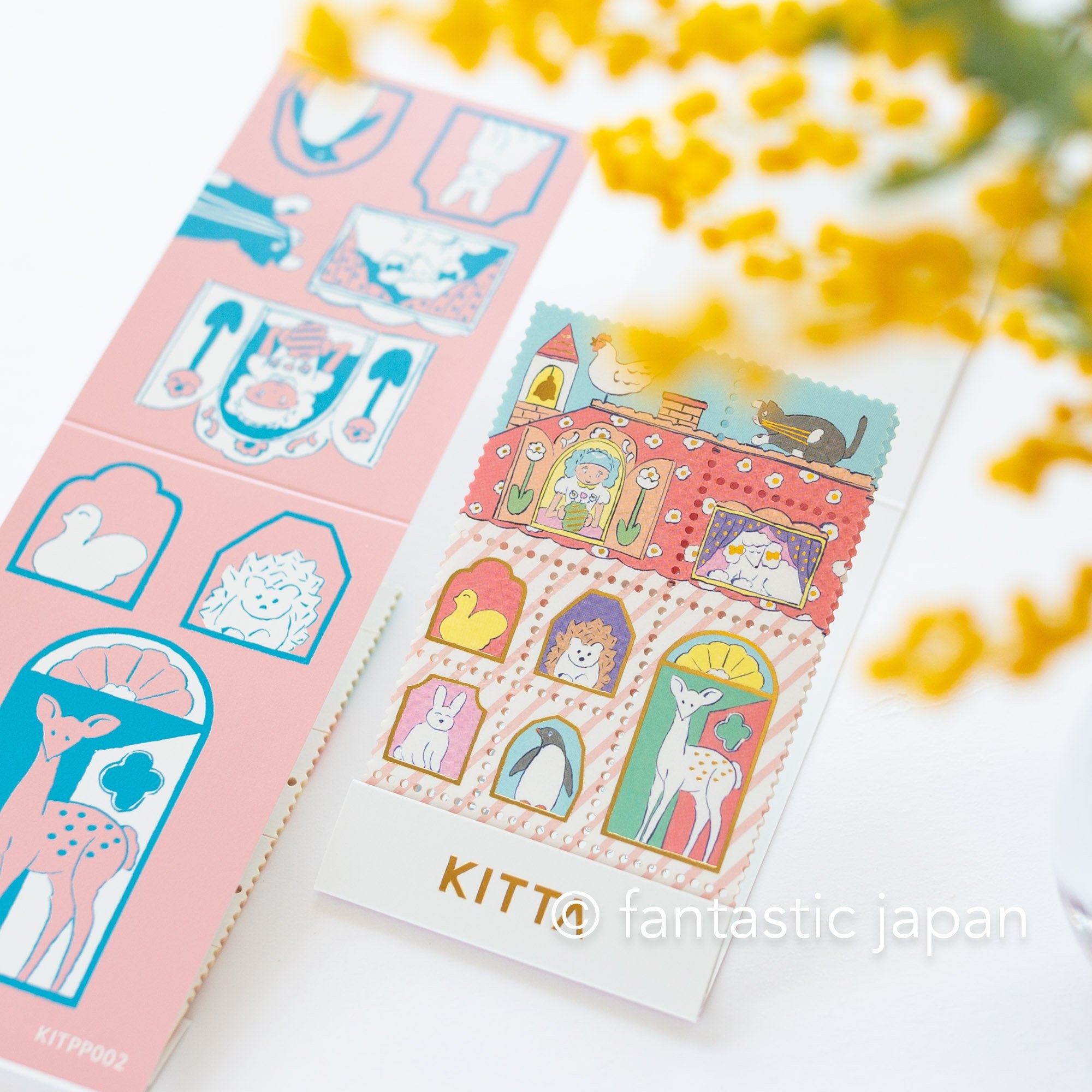 KITTA postage stamp style sticker / KITTA Special KITPP002 -house- – Fantastic Japan