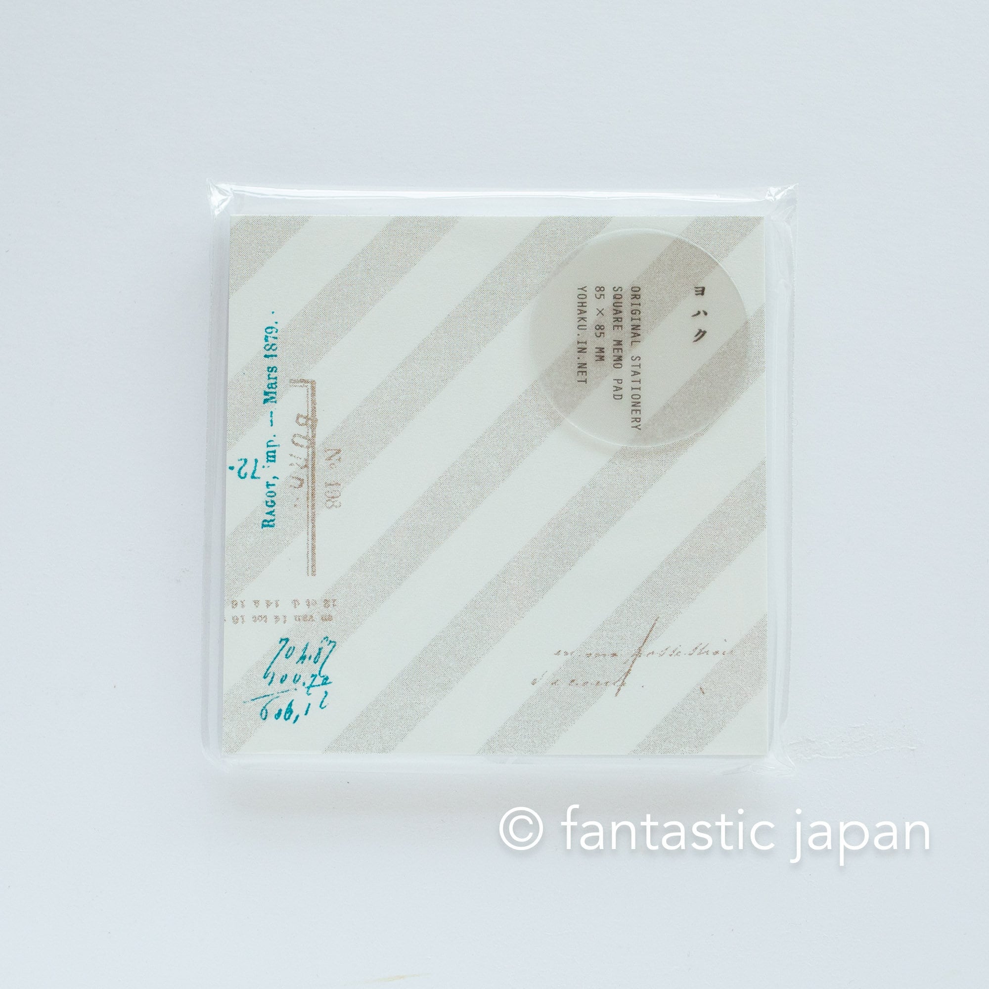 YOHAKU square memo pad - journal - / M-112 – Fantastic Japan