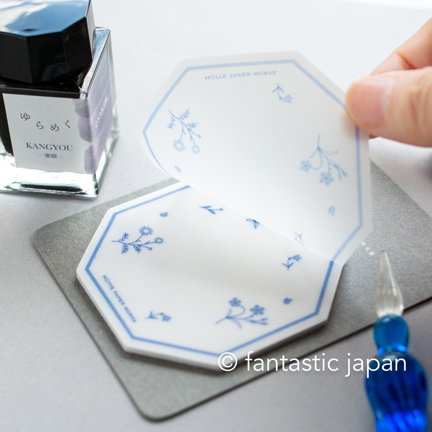 Hütte paper works / Tracing paper die-cut sticky notes -octogonale ...