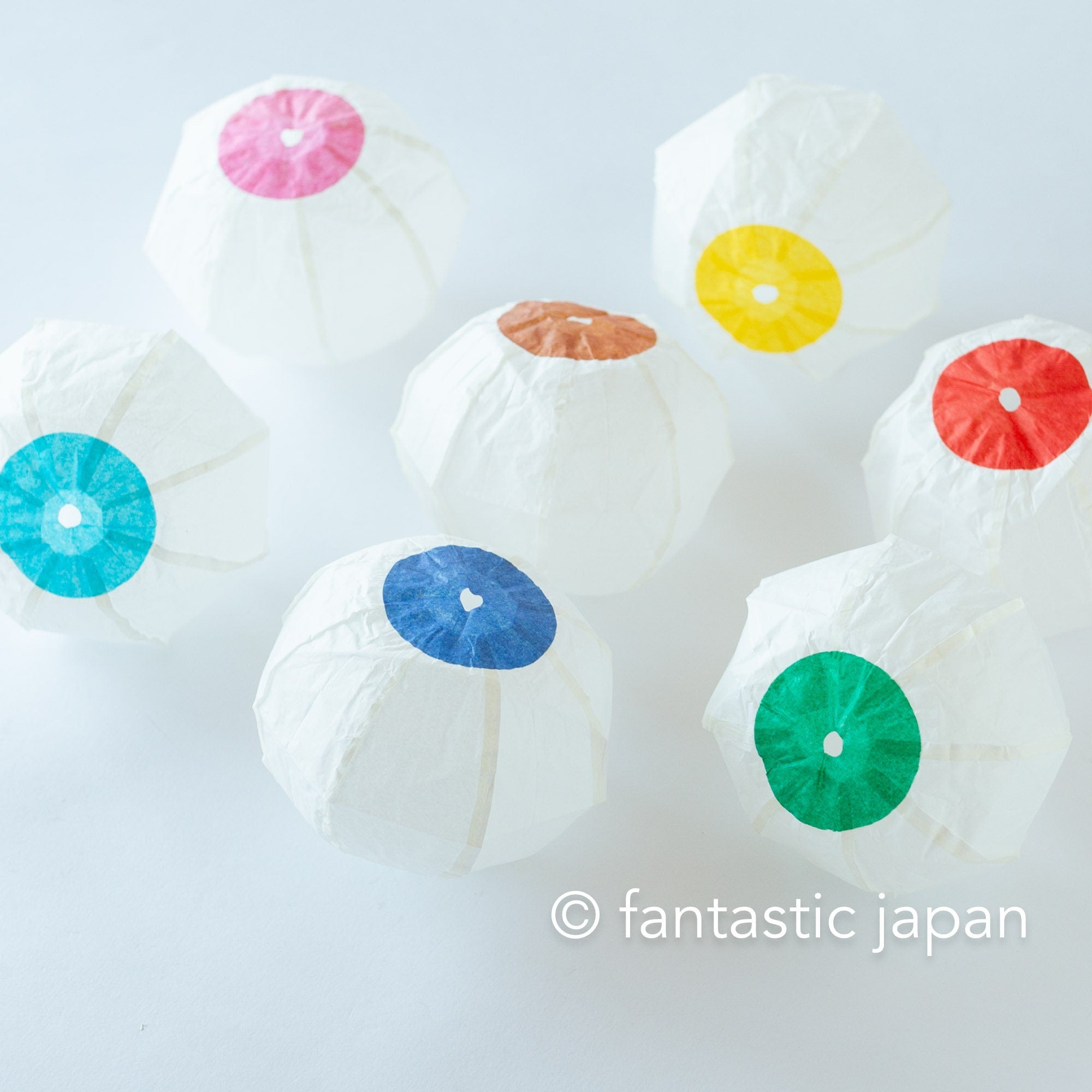 Japanese Paper Balloon -small white balloons- – Fantastic Japan