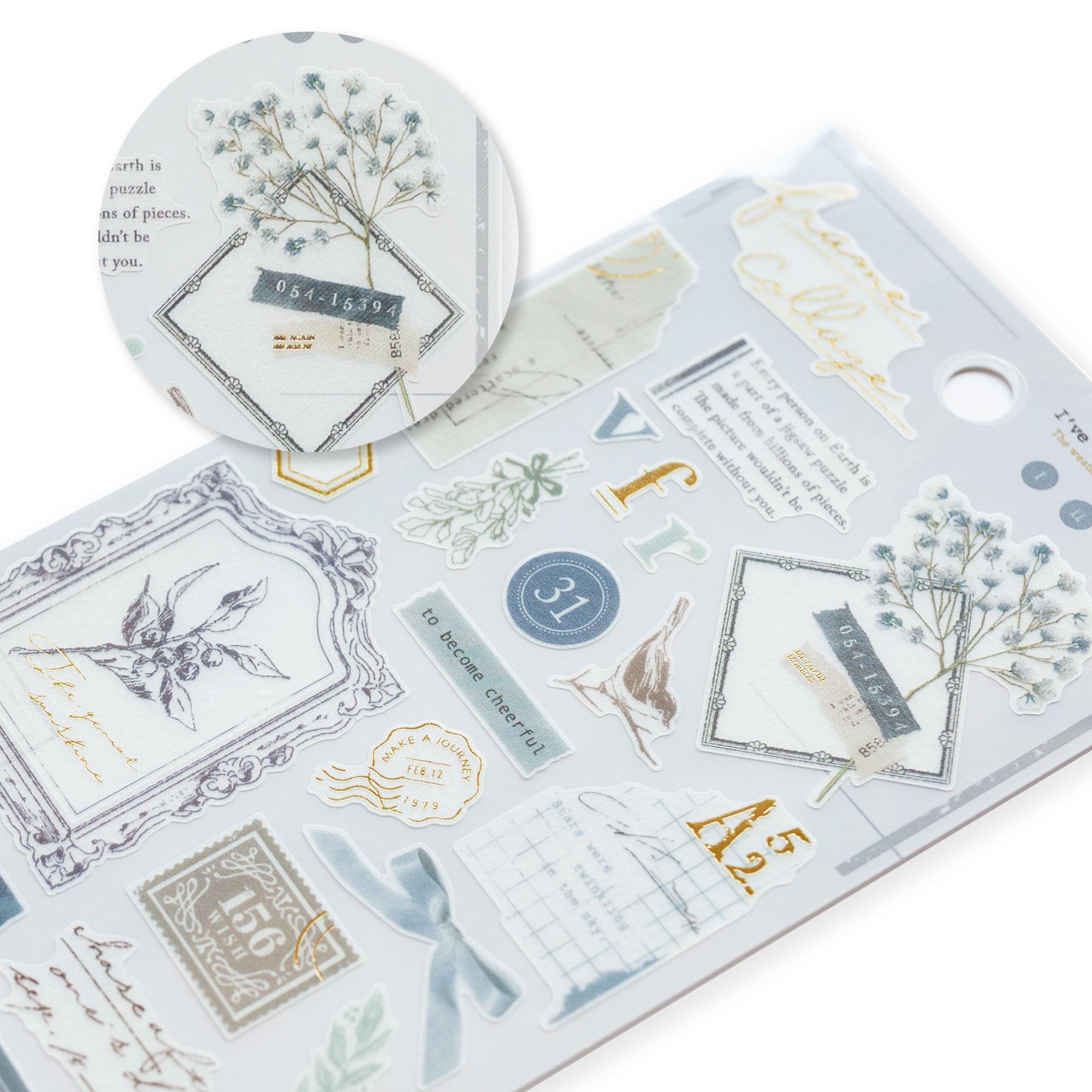 Sticker / frame collage -blue- – Fantastic Japan
