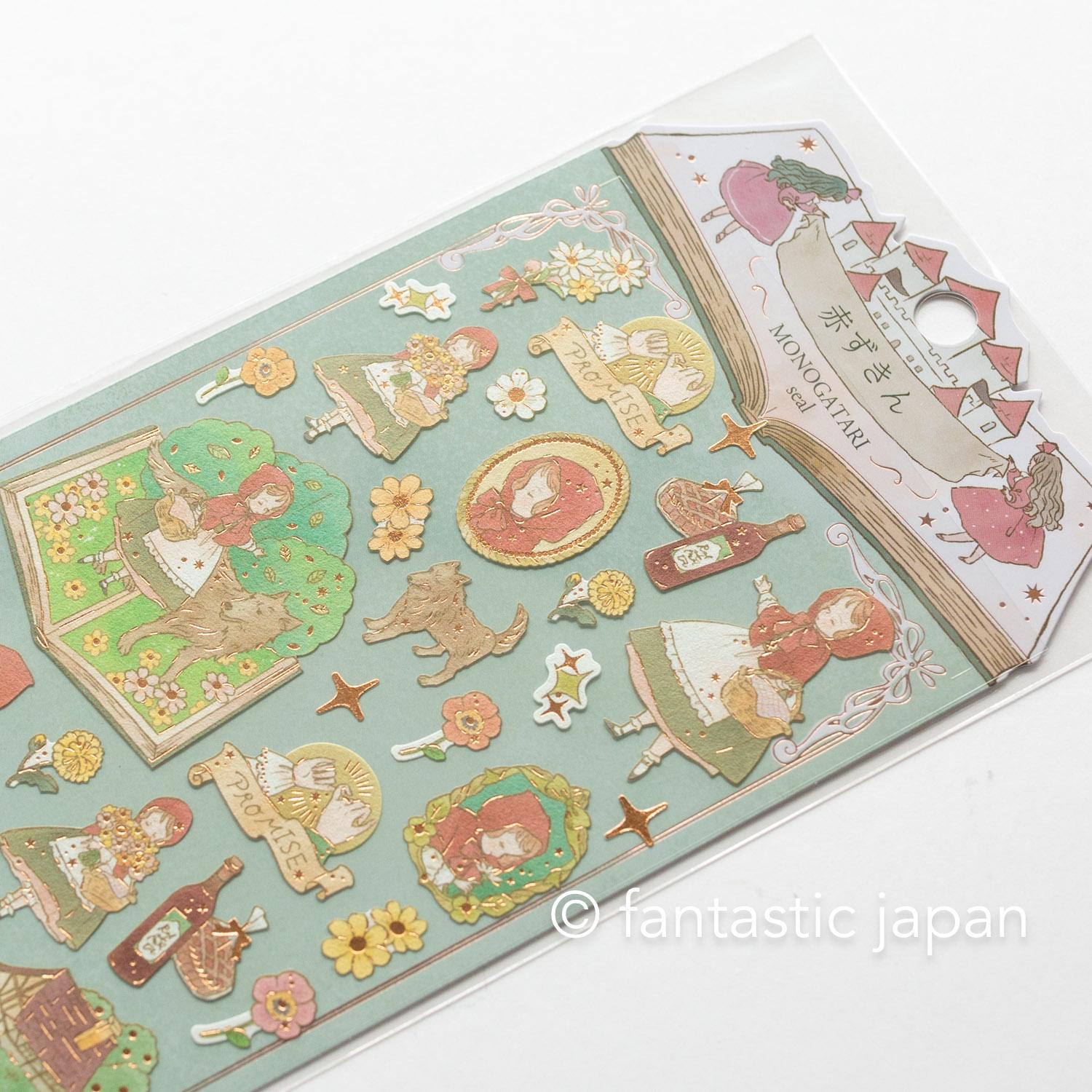 Monogatari sticker -Little Red Riding Hood- / kamio Japan – Fantastic Japan