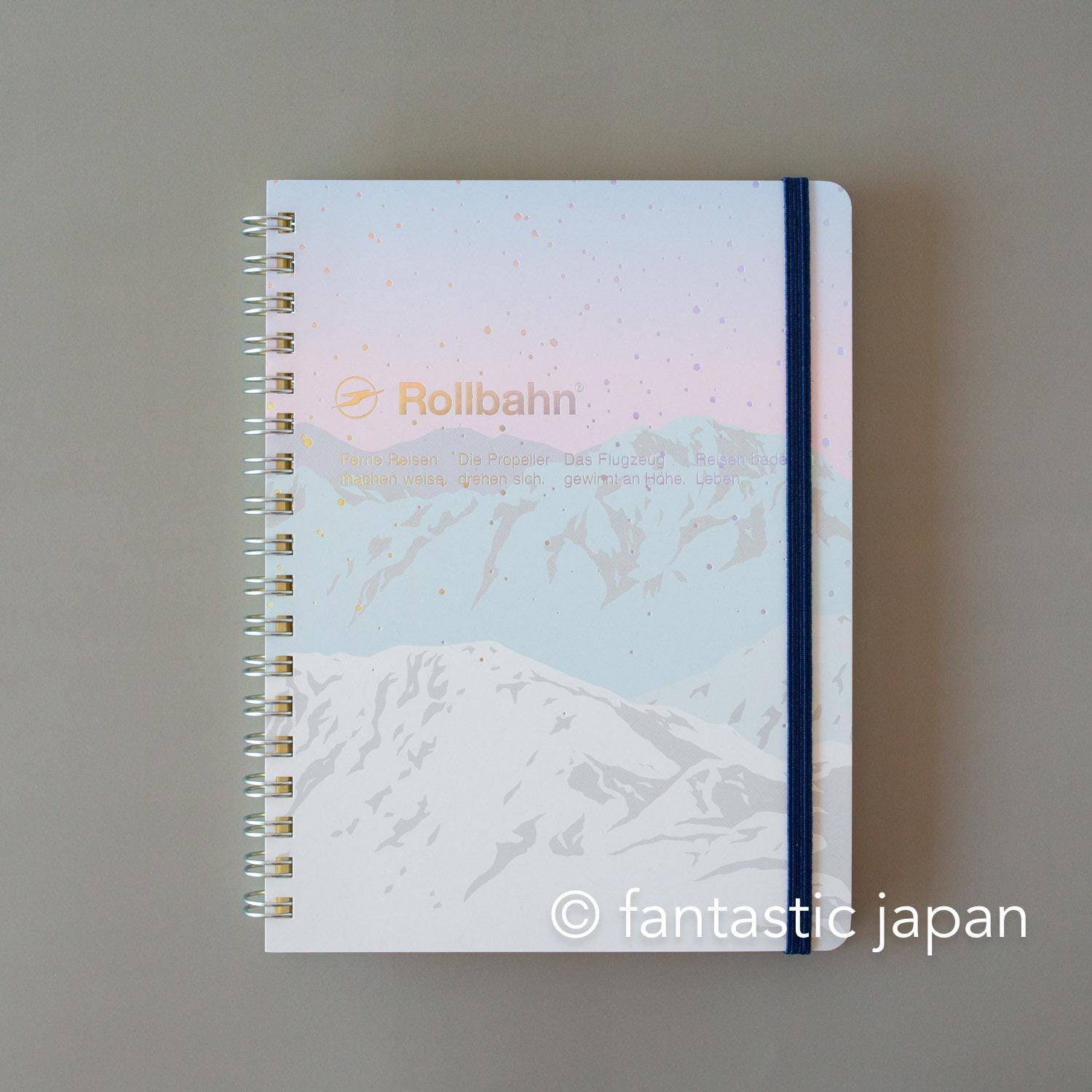 DELFONICS / Rollbahn spiral notebook Large (5.6" x 7.1" ) / neige whit ...
