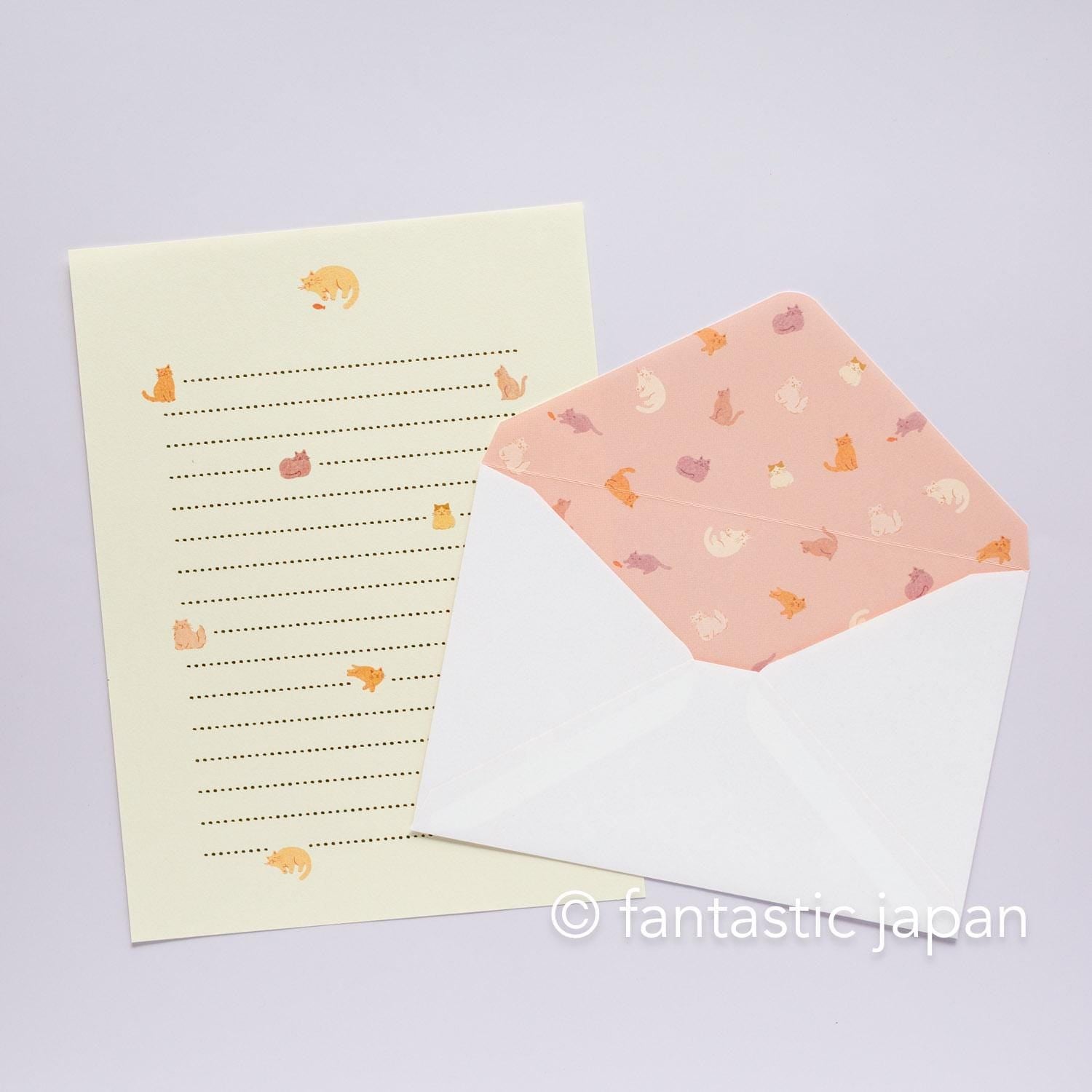 EL COMMUN Letter set / papoter -cat- – Fantastic Japan