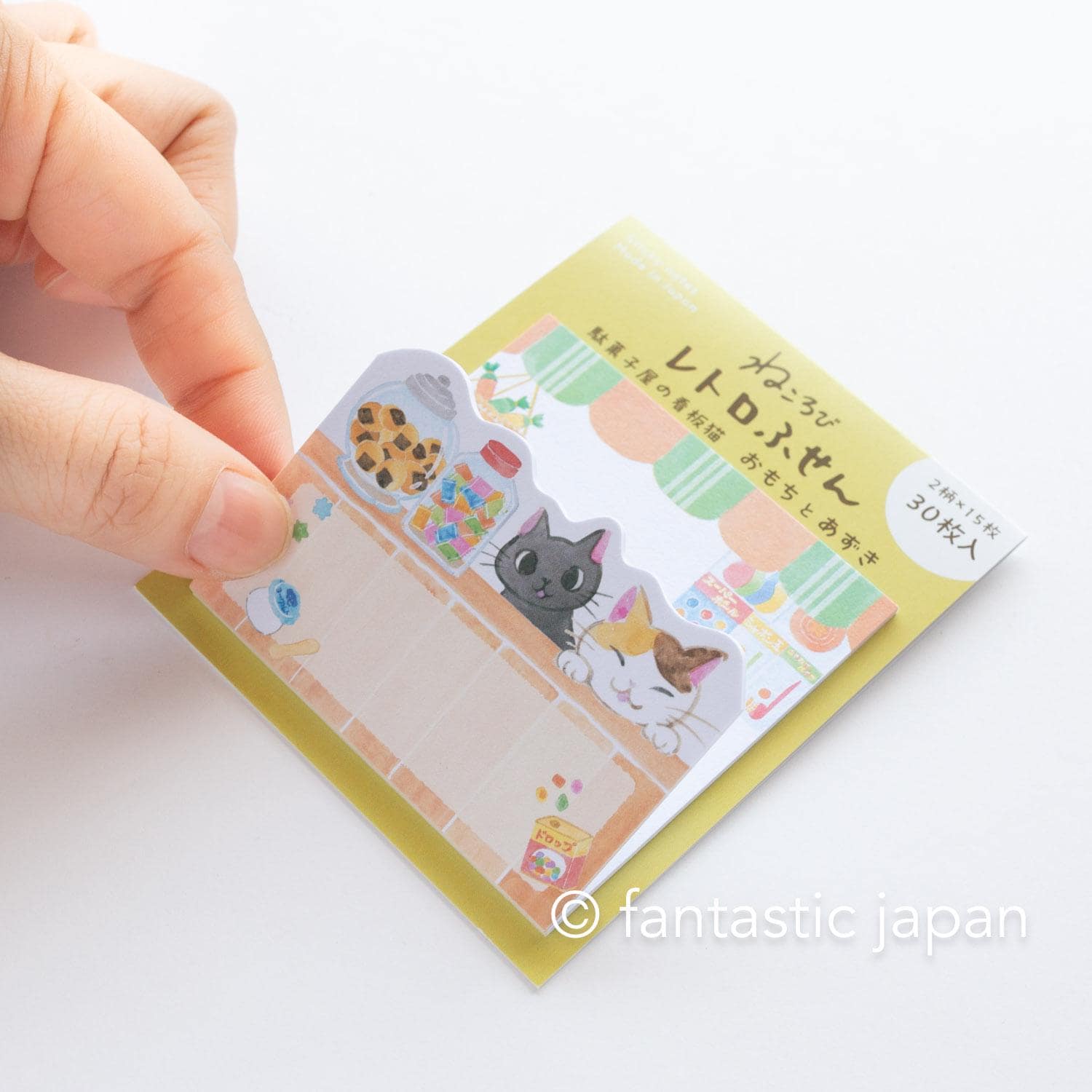 Die-cut Sticky Notes / daily cat -candy shop- – Fantastic Japan