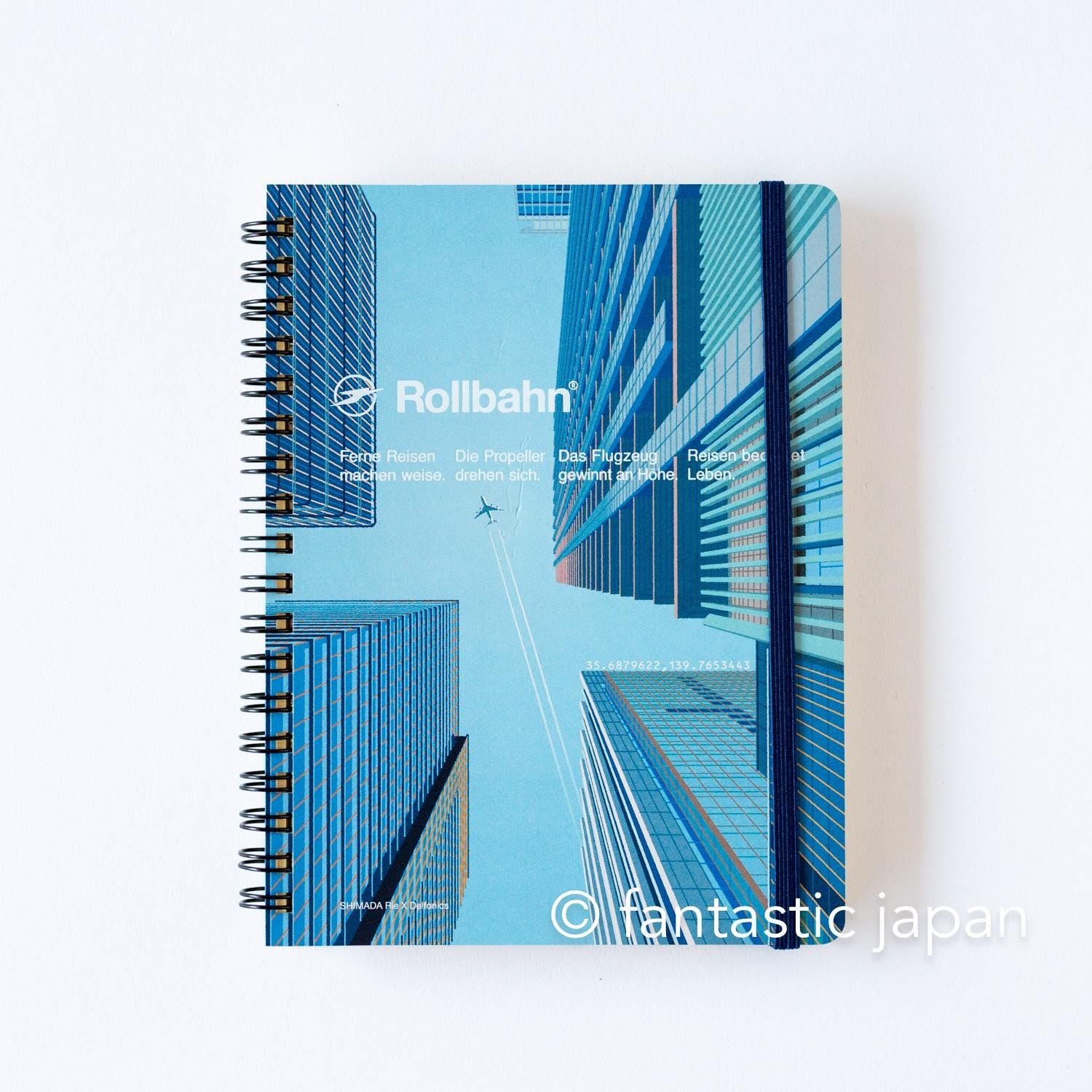 DELFONICS / Rollbahn spiral notebook Large (5.6" x 7.1" ) / SHIMADA Ri – Fantastic Japan