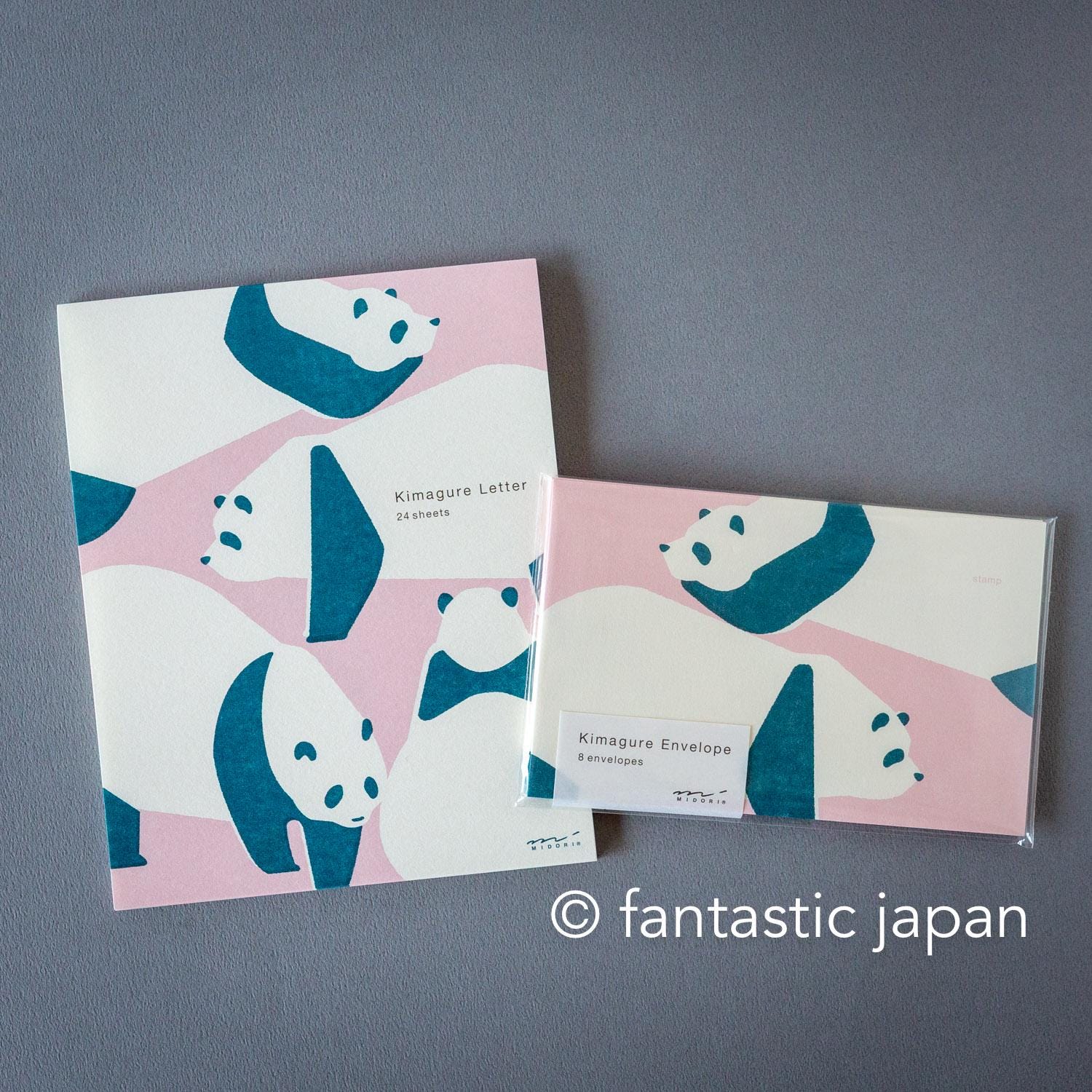 Letter Pad and Envelopes -freely Panda- – Fantastic Japan