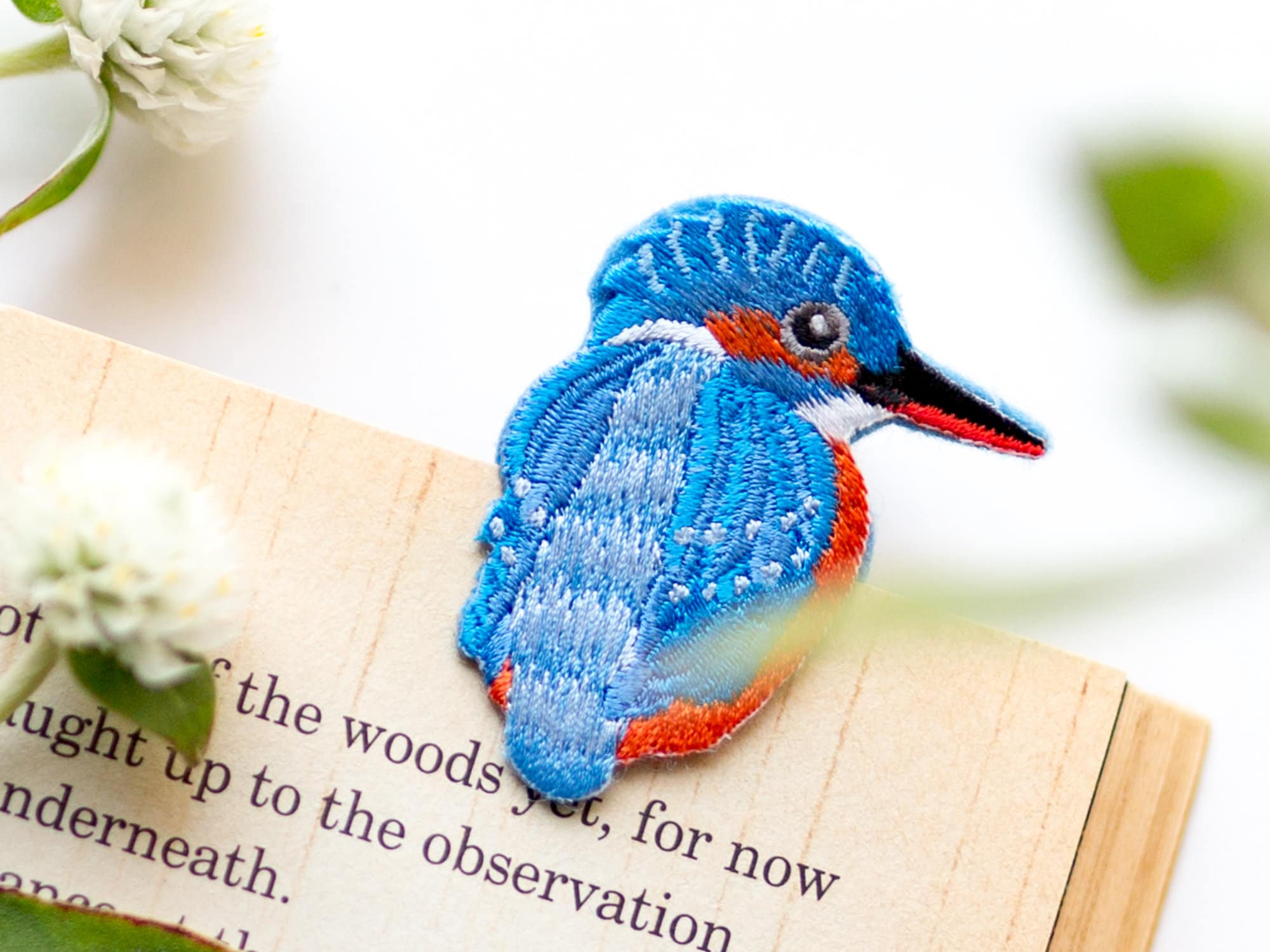 Kingfisher bookmark, bird bookmark, bird page maker – Fantastic Japan