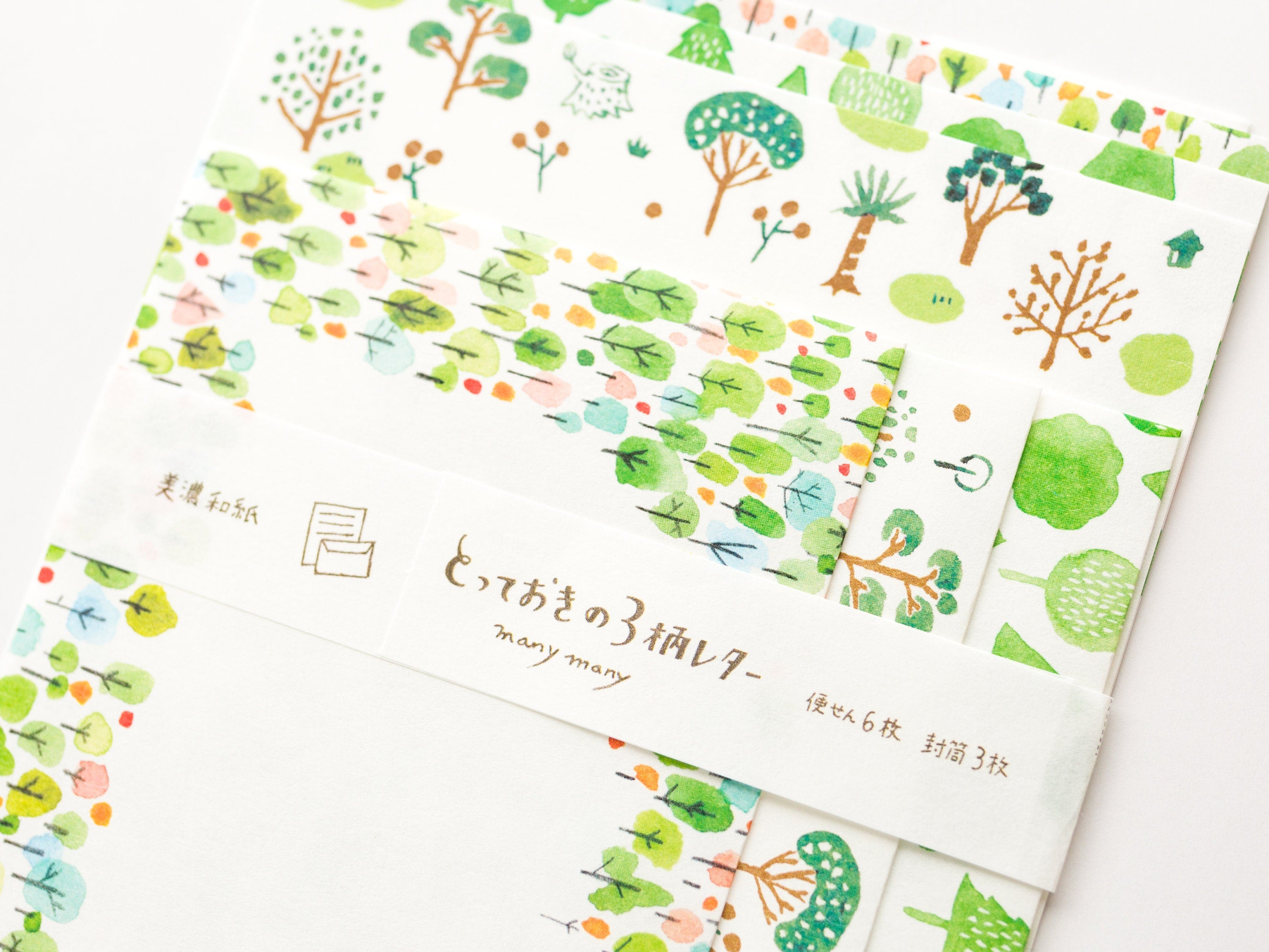 Washi letter set -forest - – Fantastic Japan
