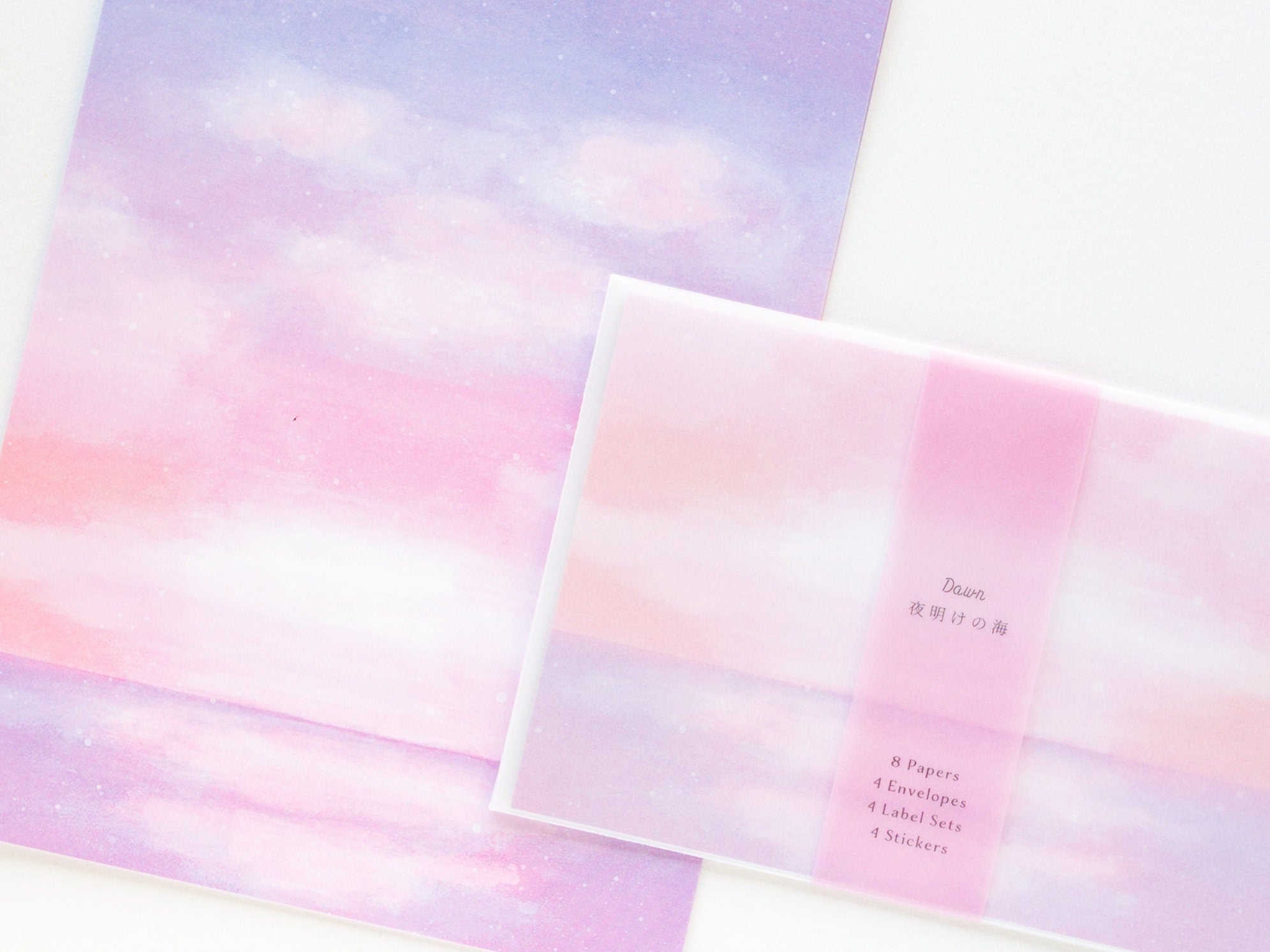 Letter set -Sky Time "Dawn on the sea"- – Fantastic Japan