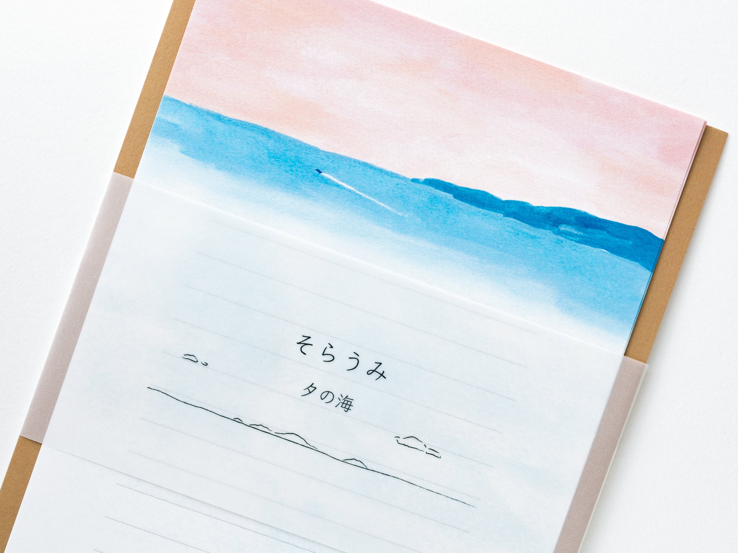 Letter set -Sky and Sea "sunset"- – Fantastic Japan