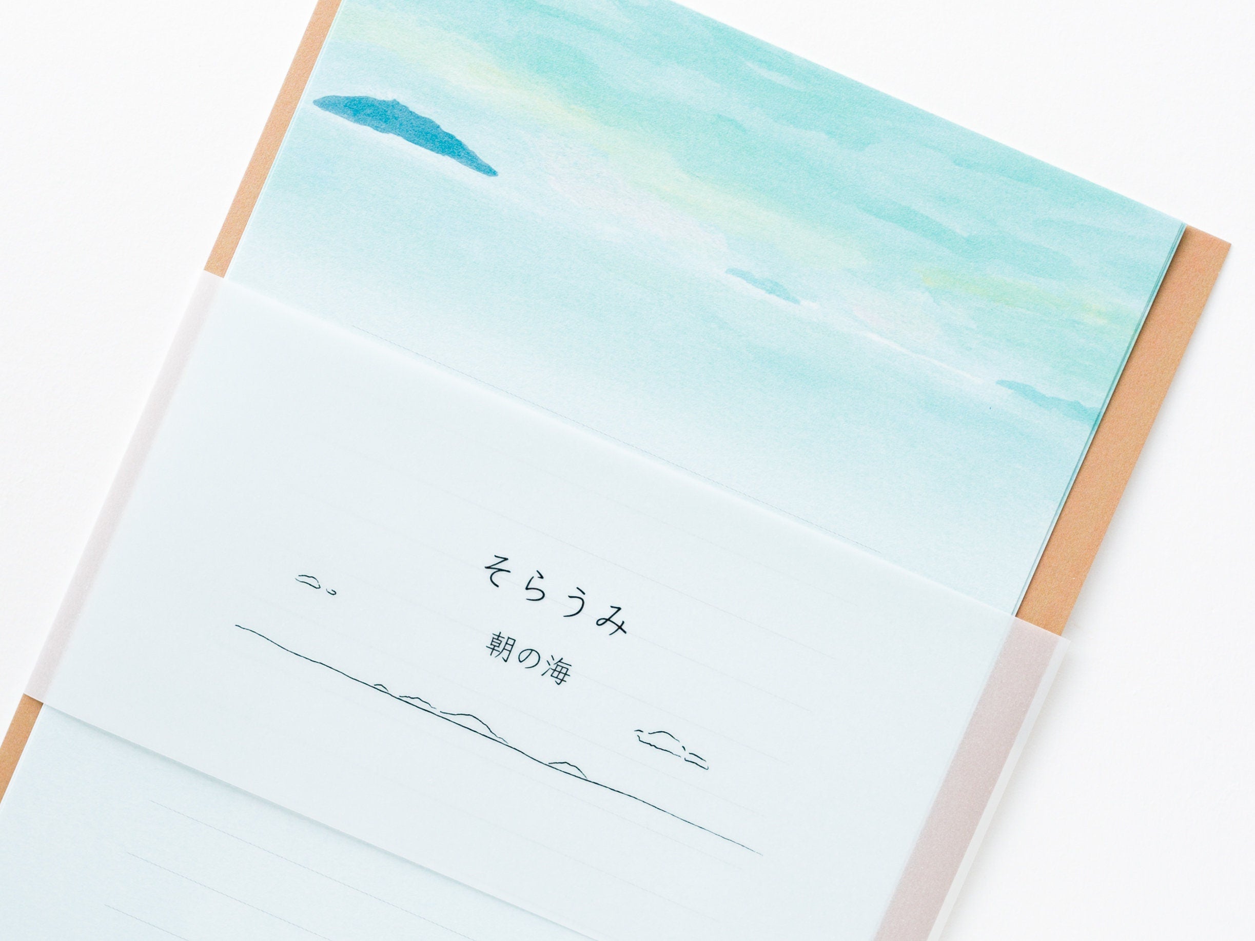 Letter set -Sky and Sea "morning sea"- – Fantastic Japan