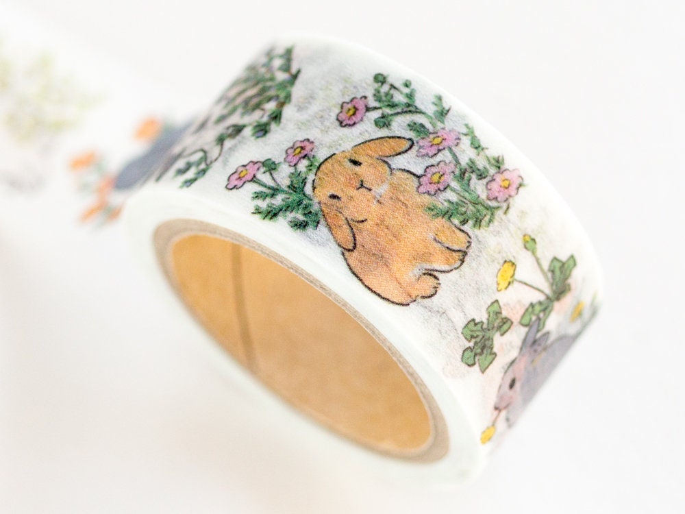 Masking Tape -rabbits in the flower- – Fantastic Japan