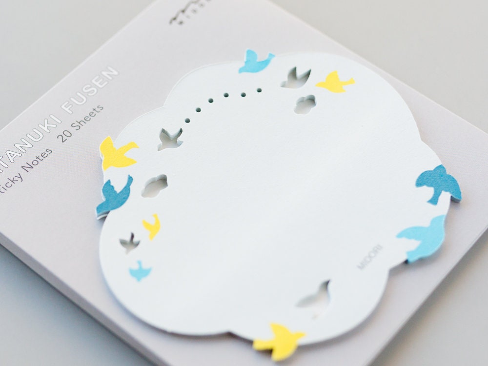 Die-cut Sticky Notes -birds- – Fantastic Japan