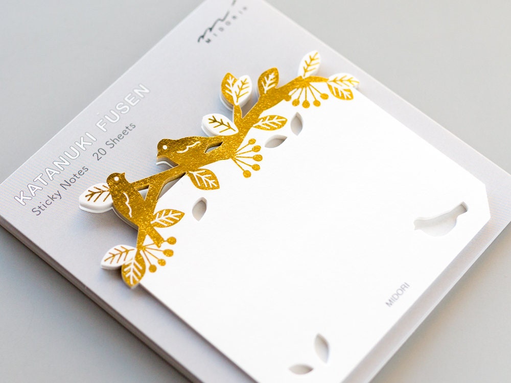Die-cut Sticky Notes -birds on a branch- – Fantastic Japan