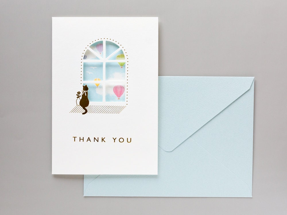 Thank you card -blue sky- – Fantastic Japan