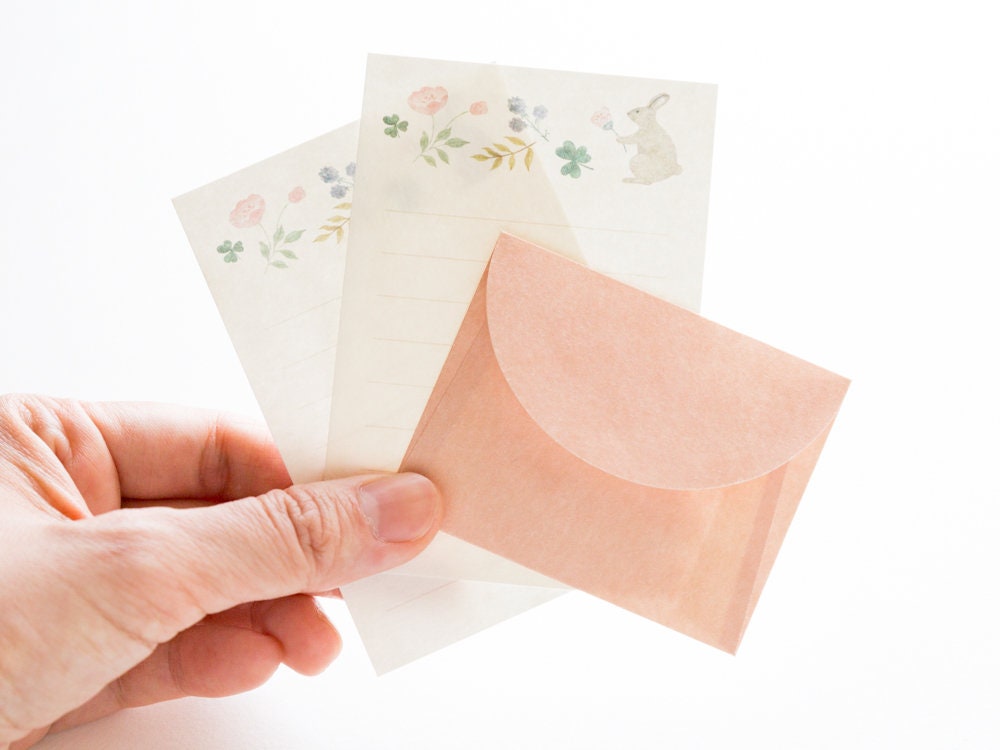 Mini letter set -michikusa "Petal"- – Fantastic Japan