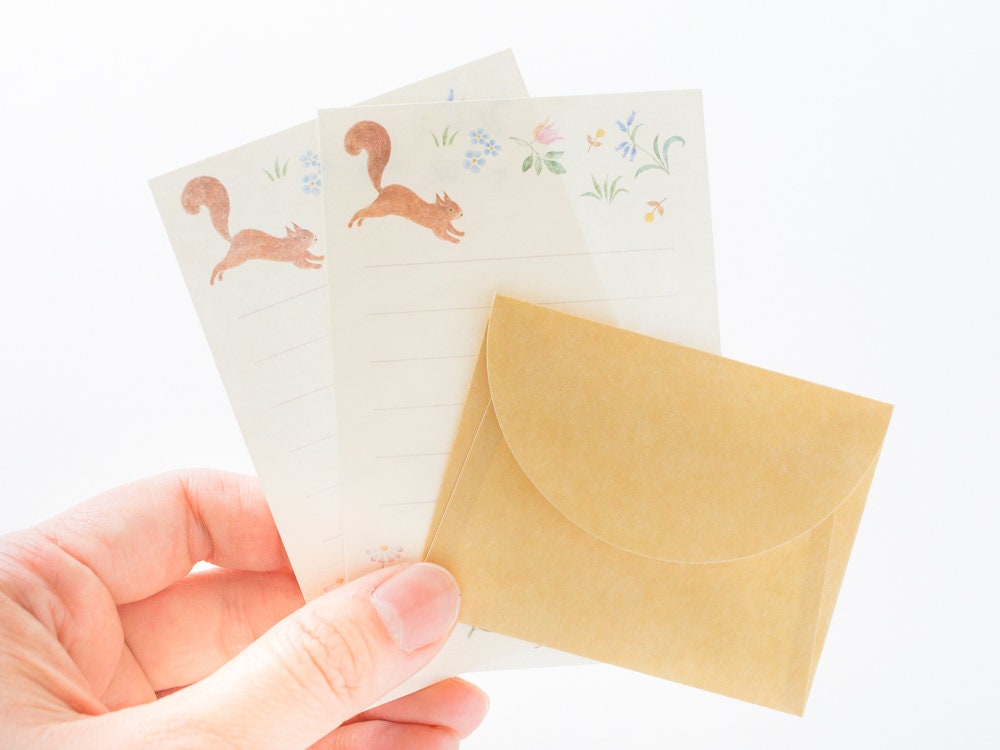 Mini letter set -michikusa "Noix"- – Fantastic Japan