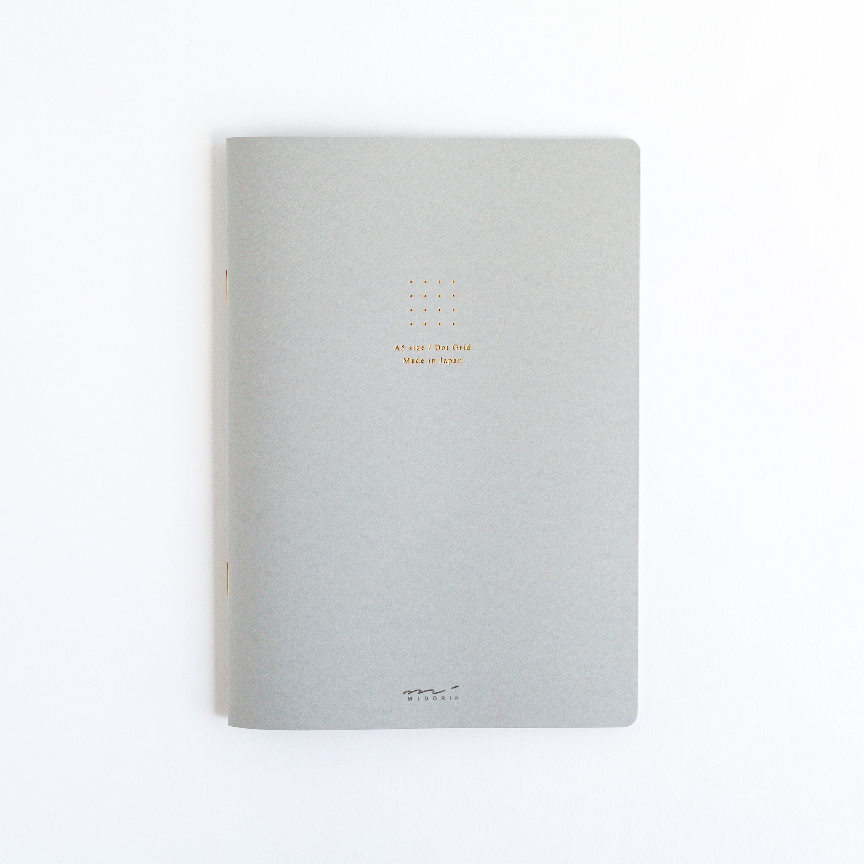 A5 size color notebook -Dot Grid "Gray"- – Fantastic Japan