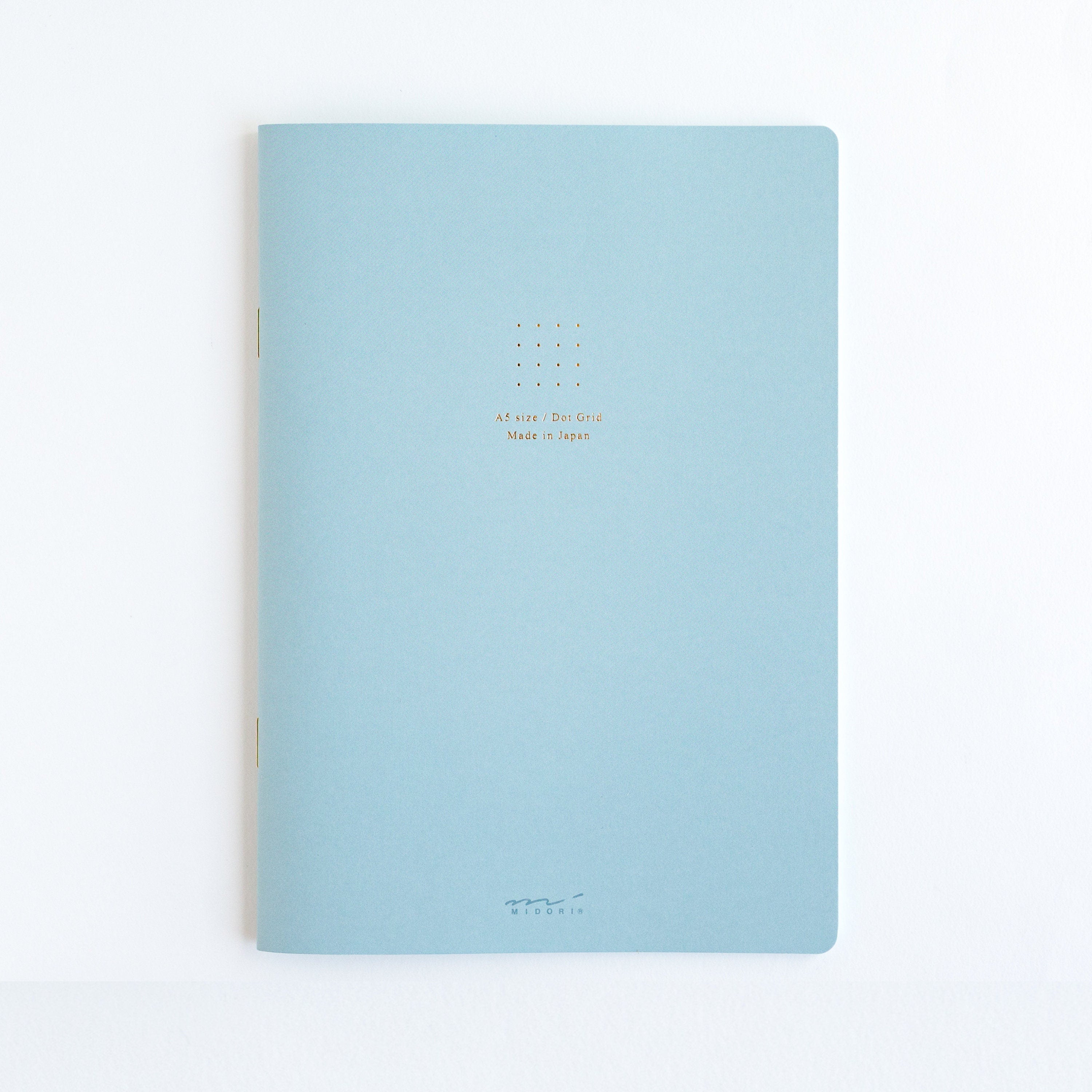 A5 size color notebook -Dot Grid "blue"- – Fantastic Japan