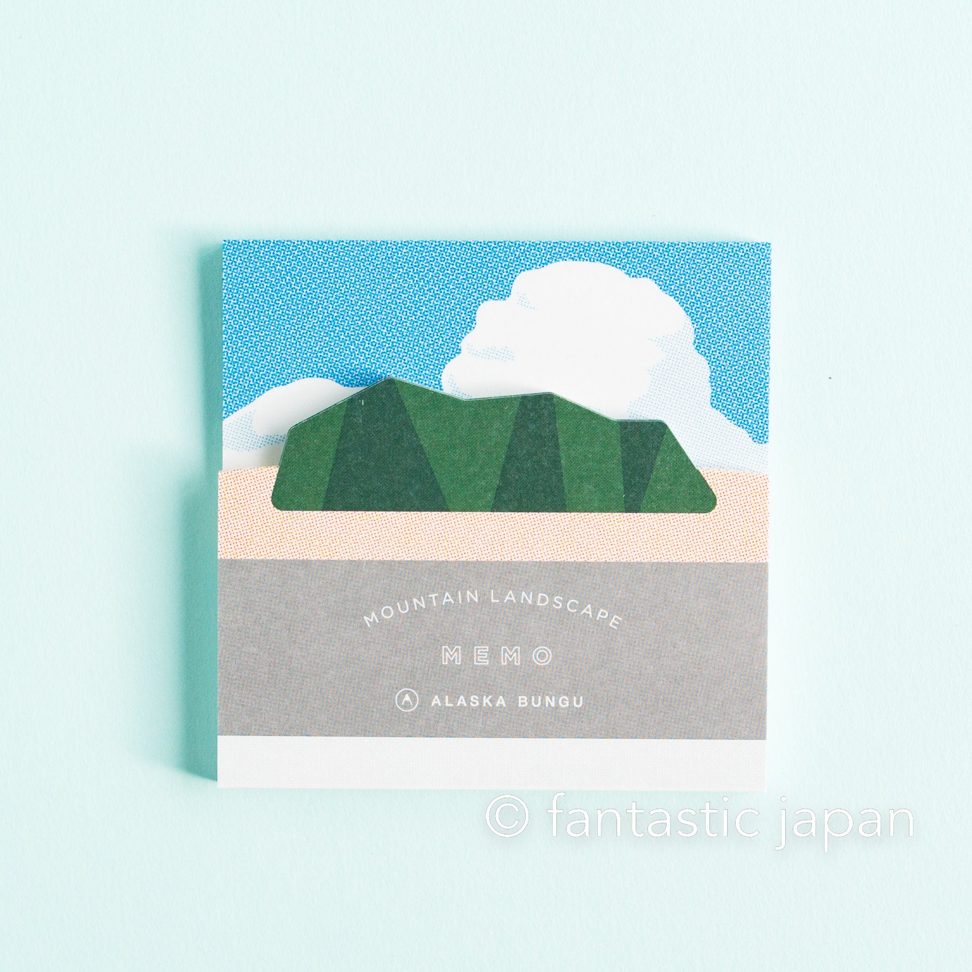 Mountain Landscape memo pad -south- – Fantastic Japan
