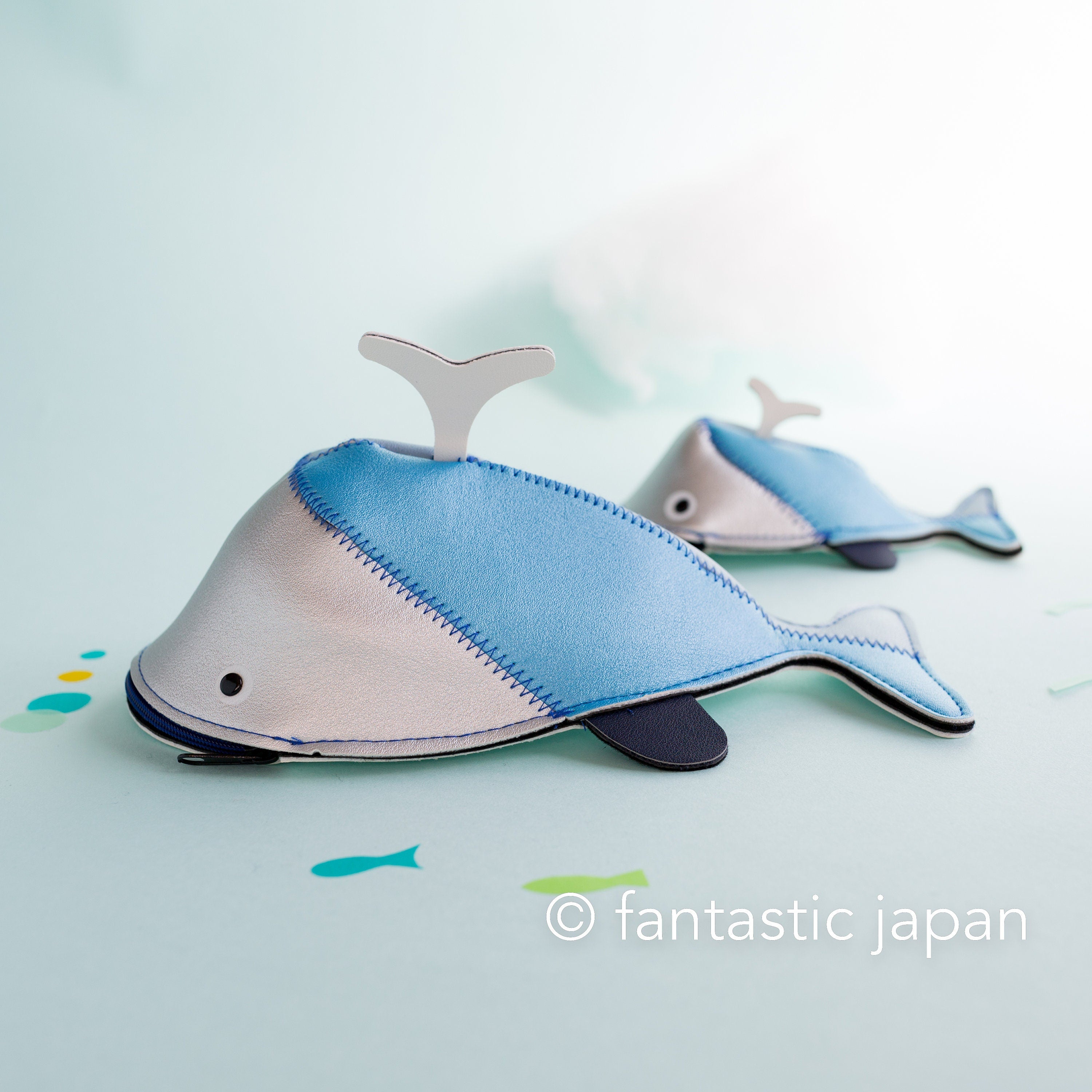 Whale Case -Silver & Blue- – Fantastic Japan