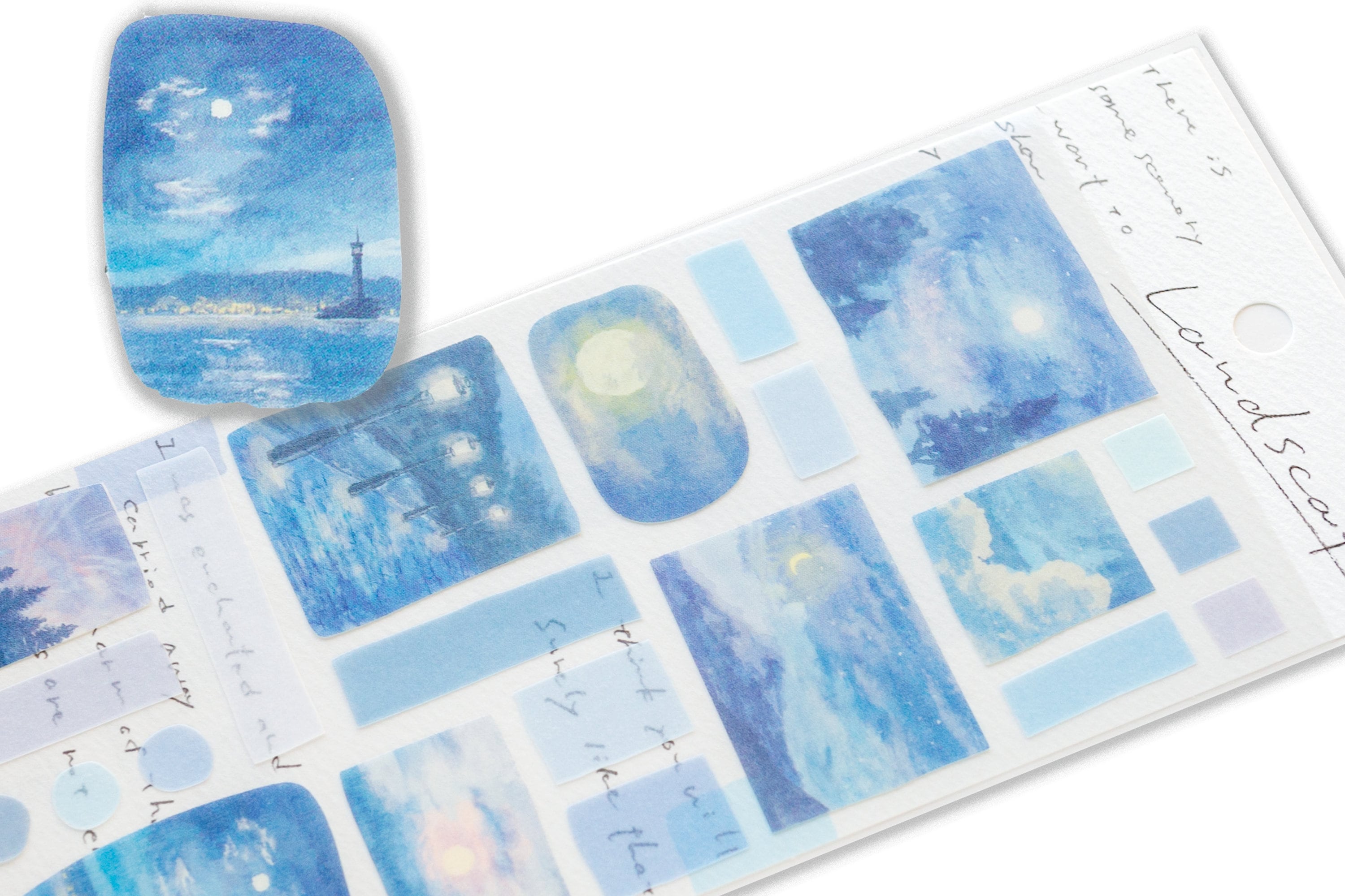 Sticker -Land scape "moon light"- – Fantastic Japan