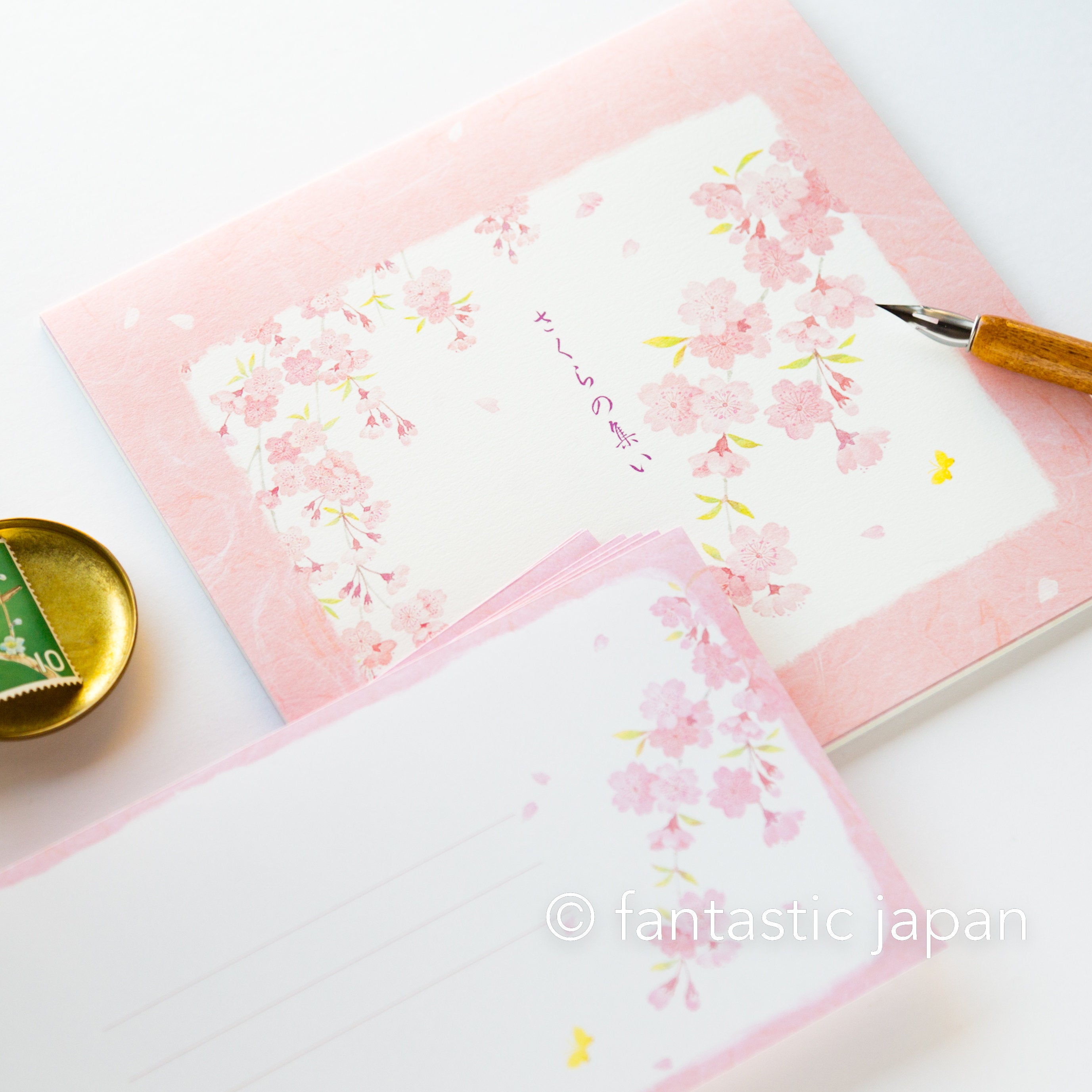 Letter Pad and Envelopes -Cherry blossom season- – Fantastic Japan