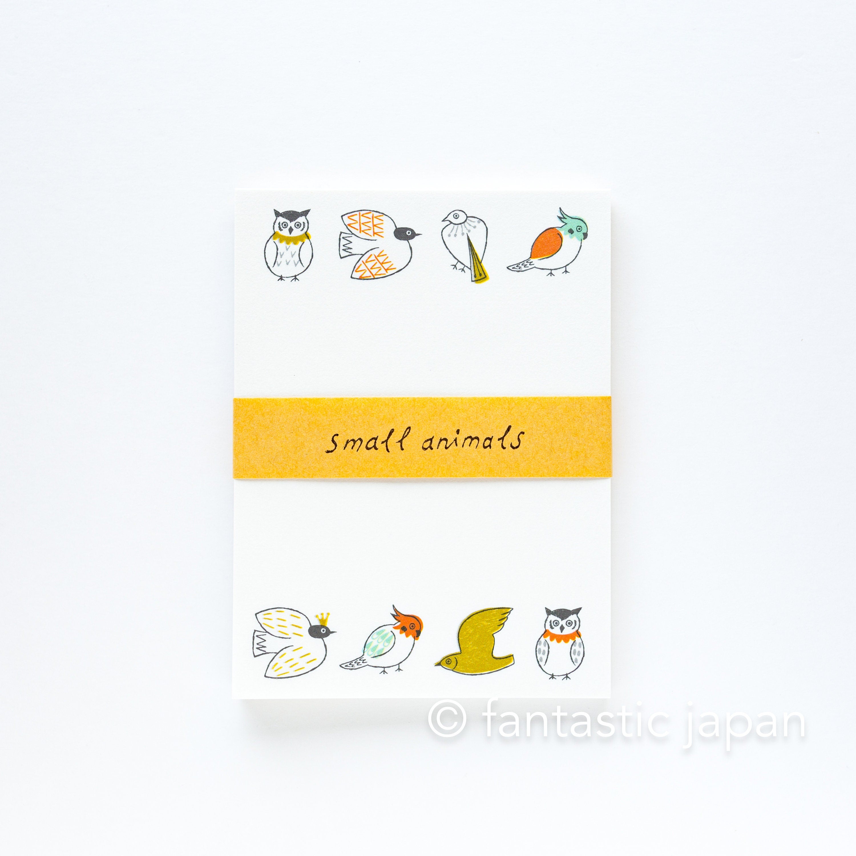mizushima memo pad -bird- – Fantastic Japan