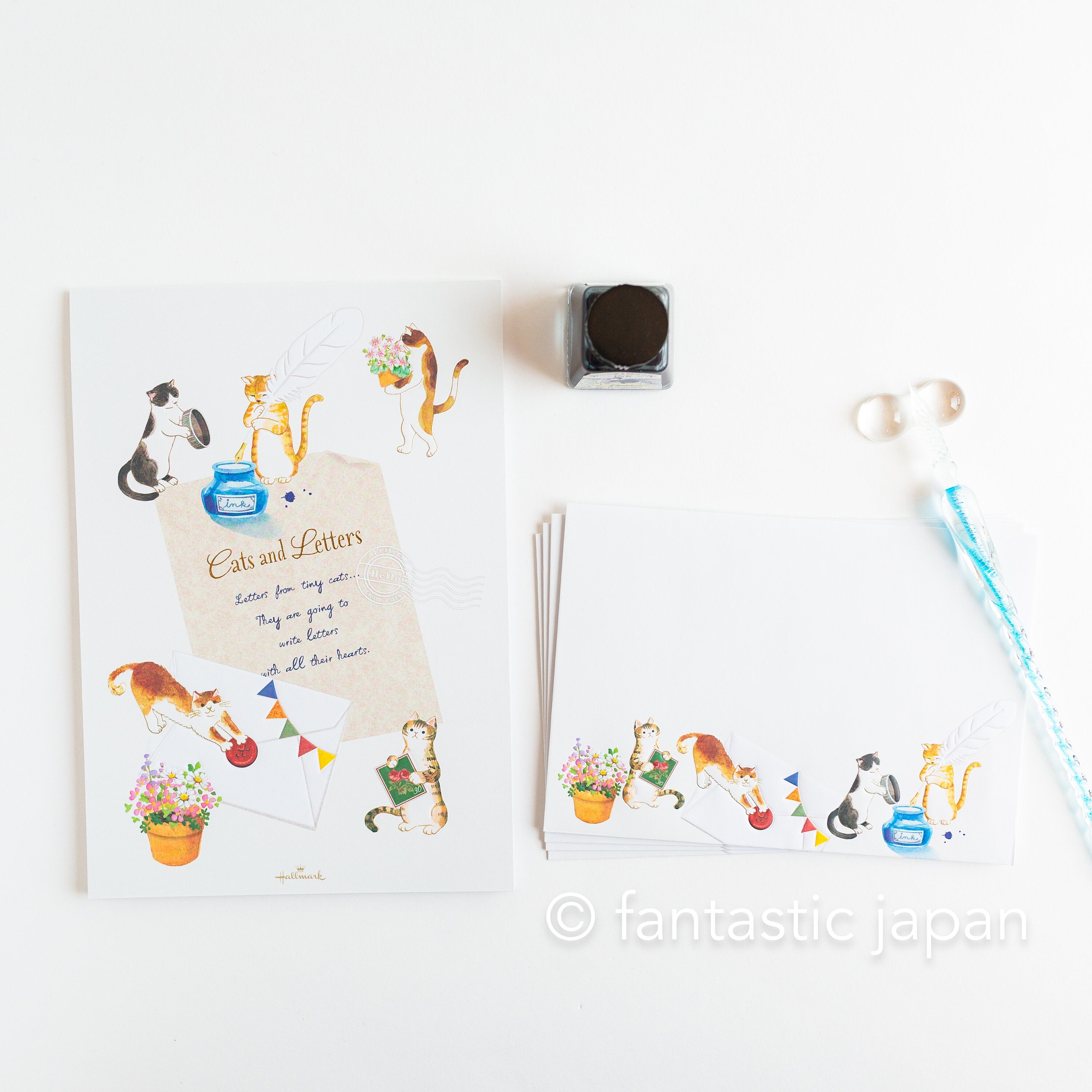 Hallmark Writing Letter Pad and Envelopes -Cats abd Letters ...
