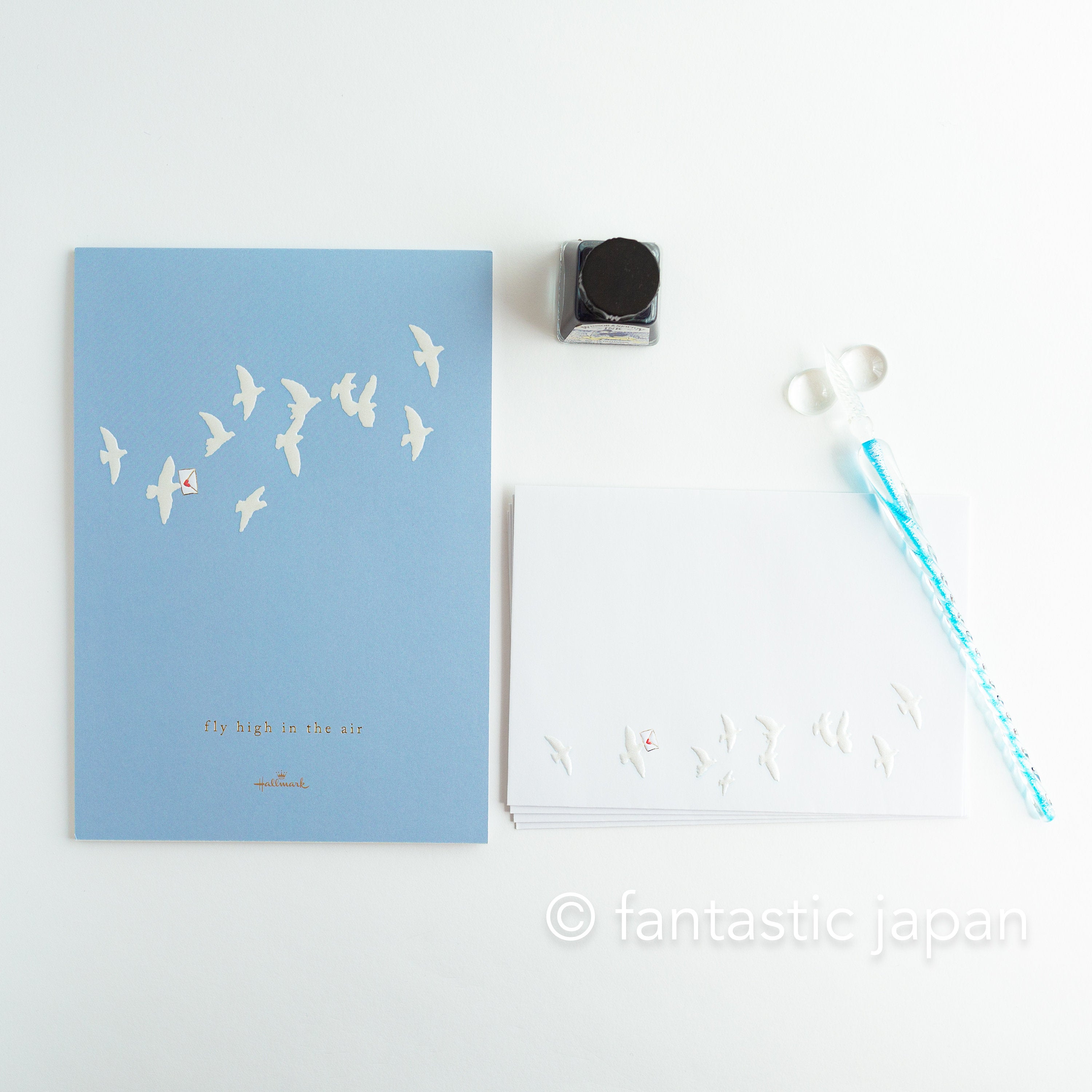 Hallmark Writing Letter Pad and Envelopes -fly high in the air ...