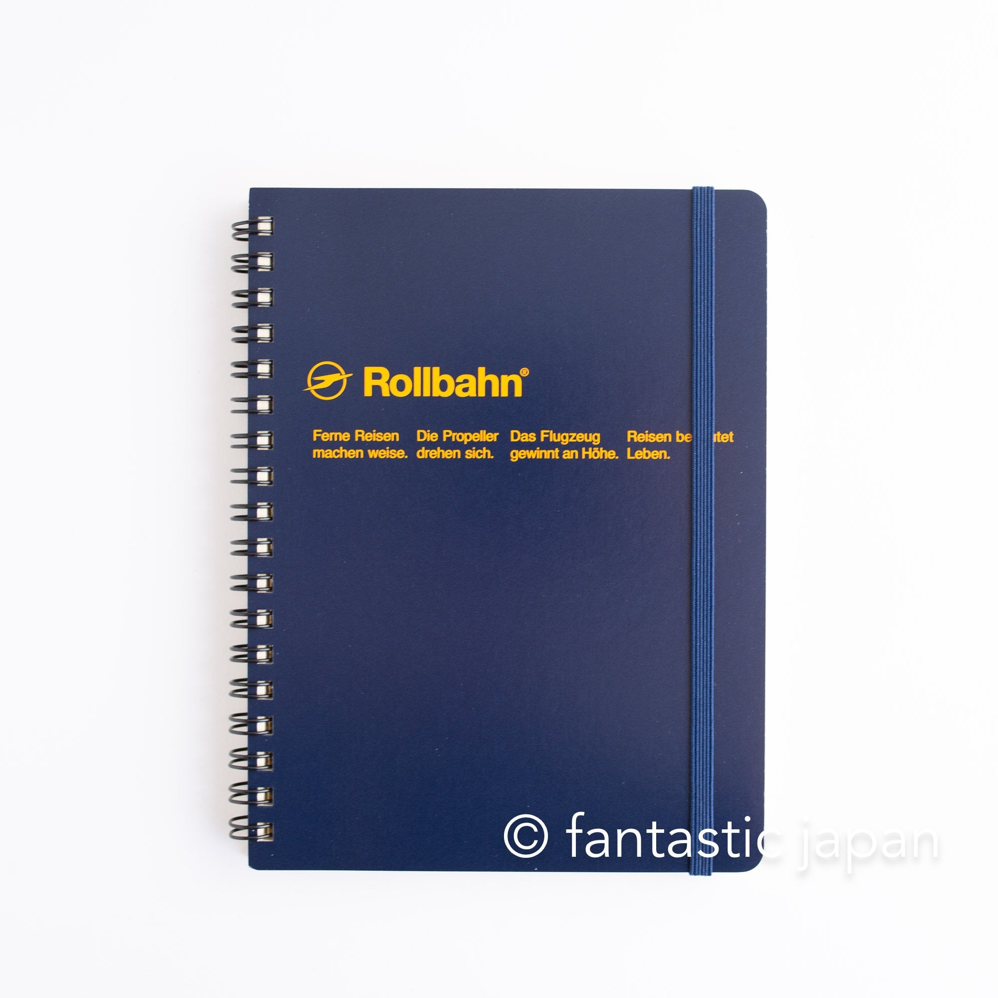 DELFONICS / Rollbahn spiral notebook Large (5.6" x 7.1" ) -dark blue ...