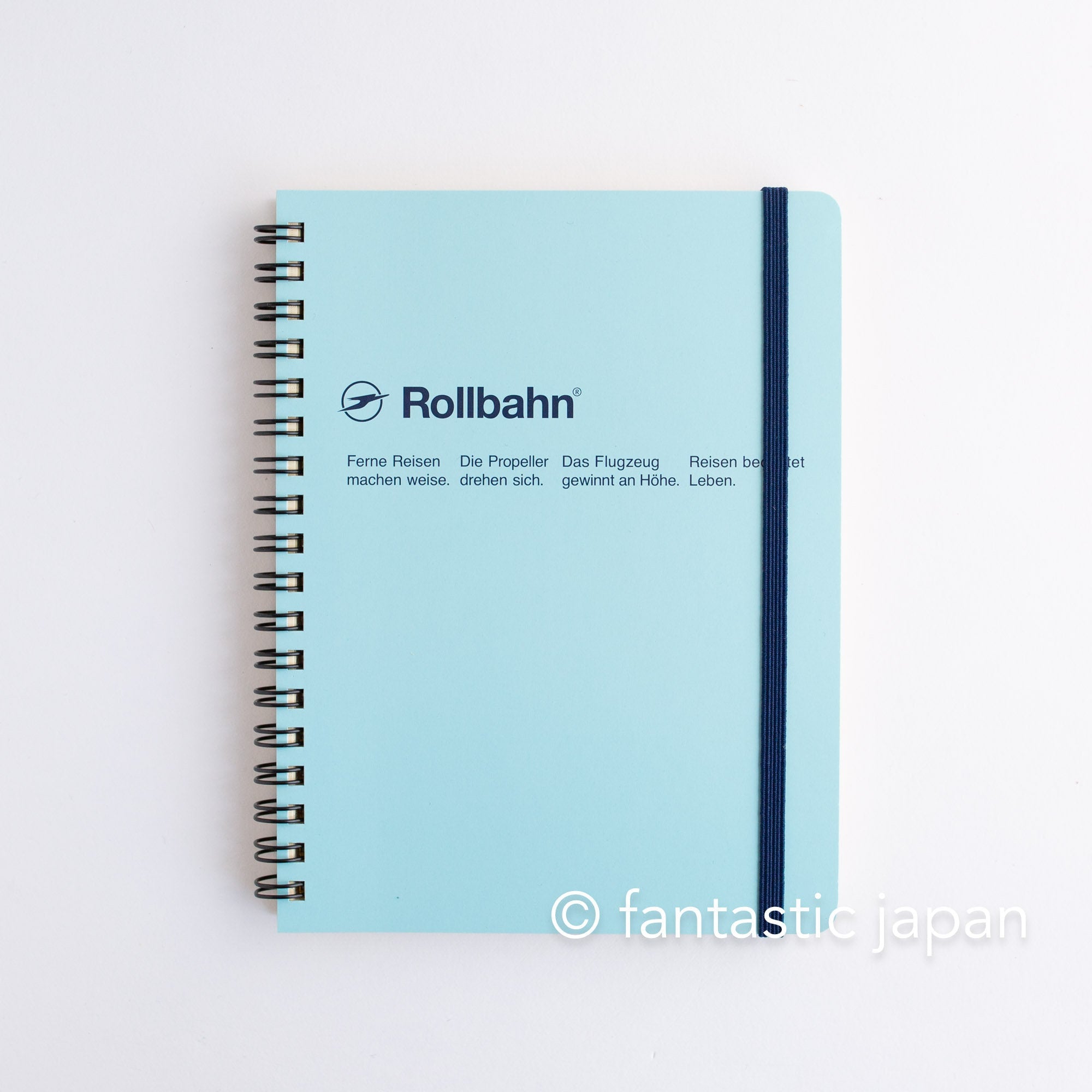 DELFONICS / Rollbahn spiral notebook Large (5.6" x 7.1" ) -light blue- – Fantastic Japan