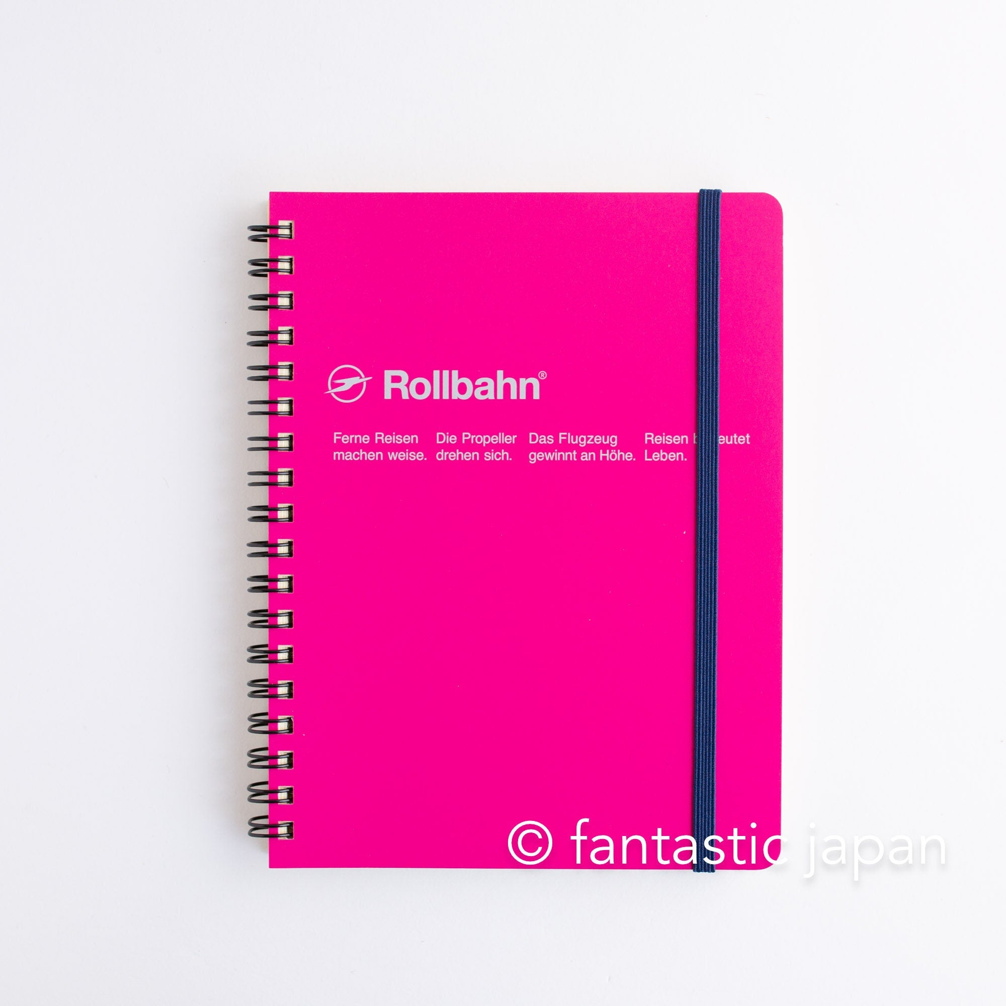 DELFONICS / Rollbahn spiral notebook Large (5.6" x 7.1" ) -rose ...