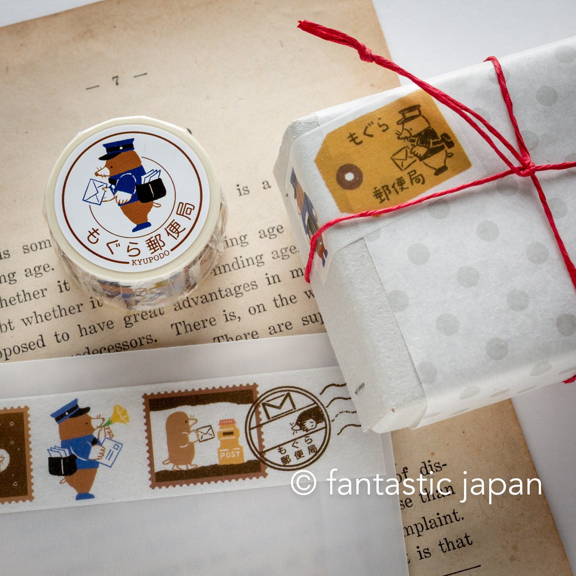kyupodo Masking Tape -Mole Post- – Fantastic Japan