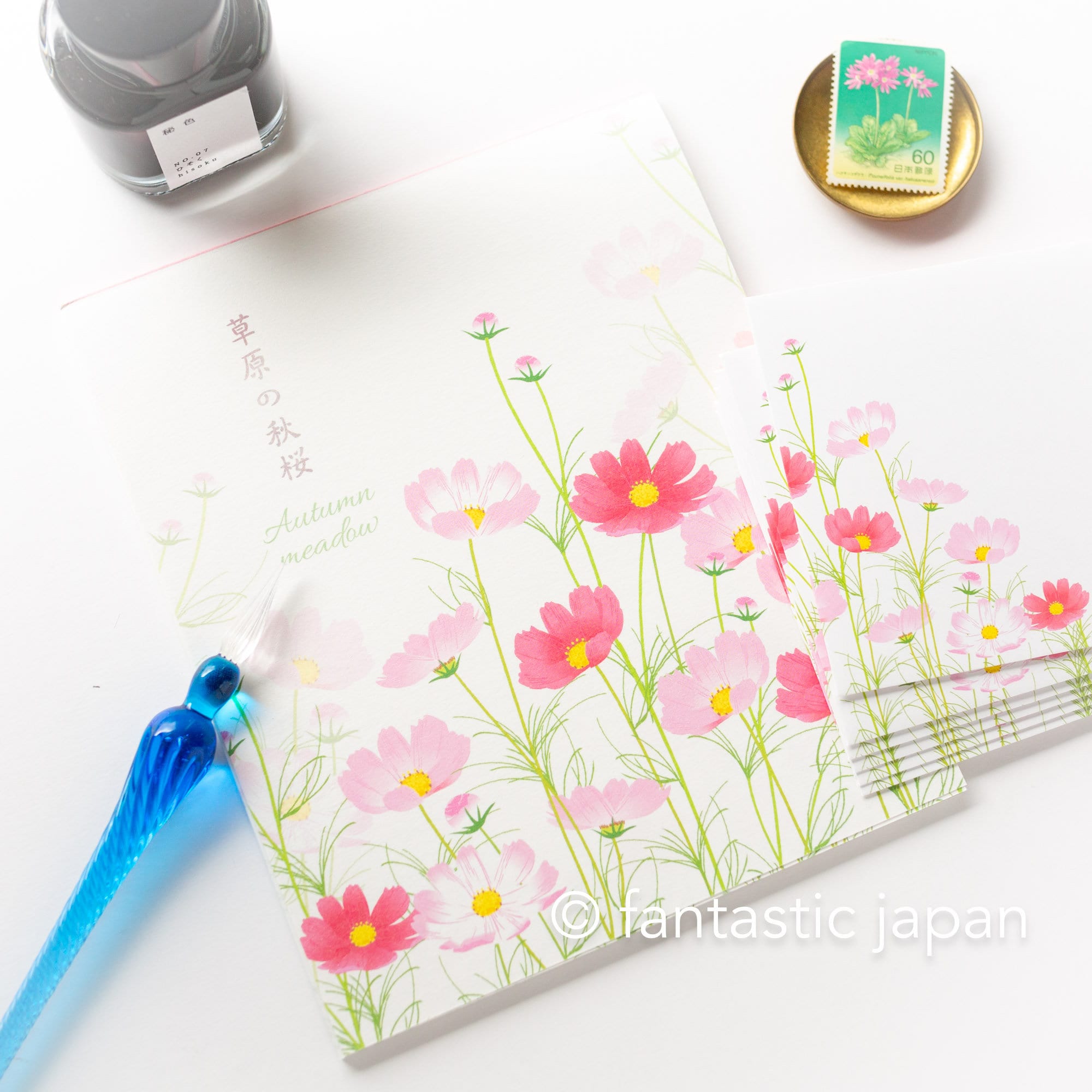 Letter Pad and Envelopes -cosmos- – Fantastic Japan