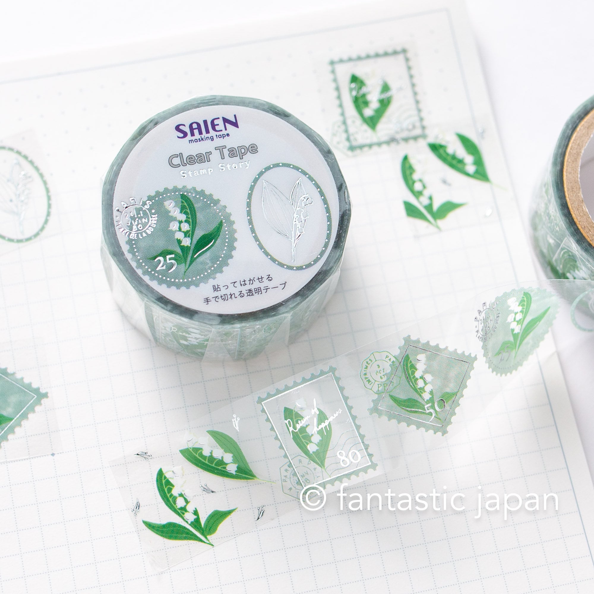 Clear Tape / Stamp Story -Lily of the valley- – Fantastic Japan
