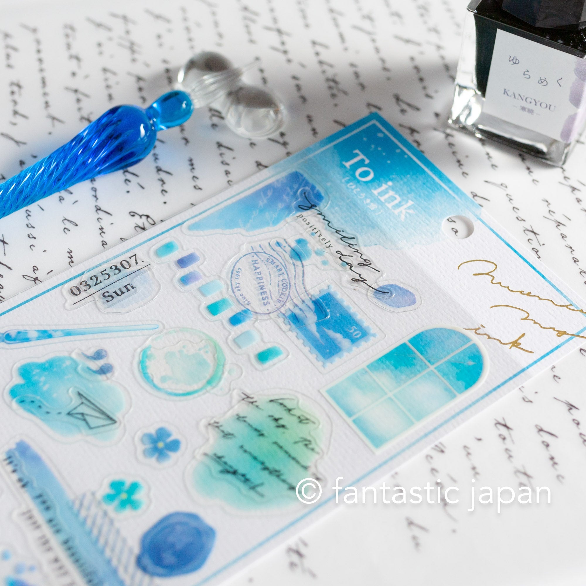 Clear layered sticker / To Ink -vapor trail- – Fantastic Japan