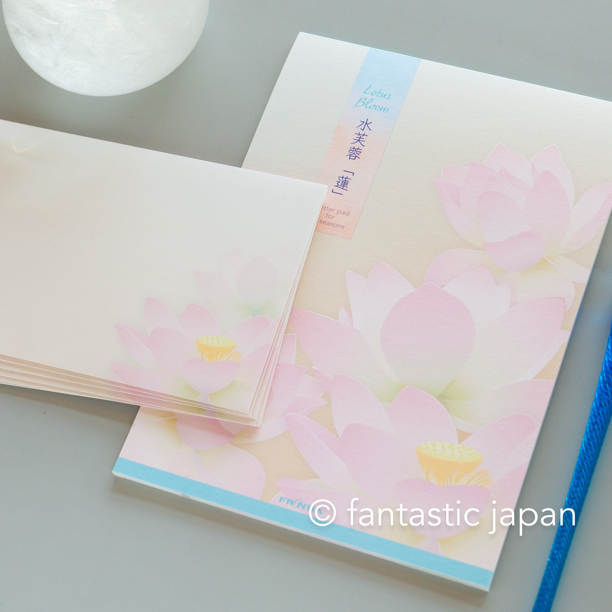 Letter Pad and Envelopes -lotus- – Fantastic Japan
