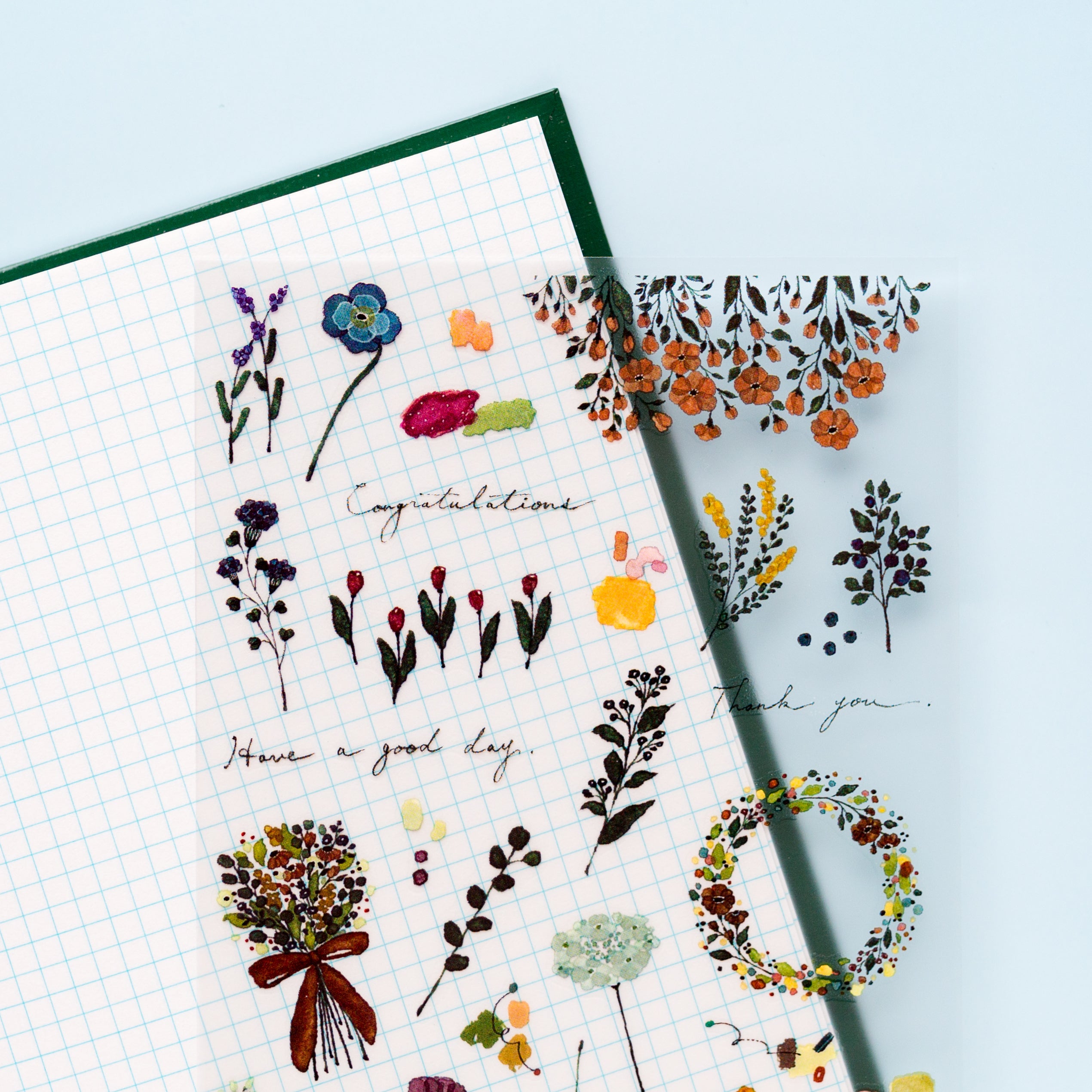 Transfer Sticker -flower- – Fantastic Japan